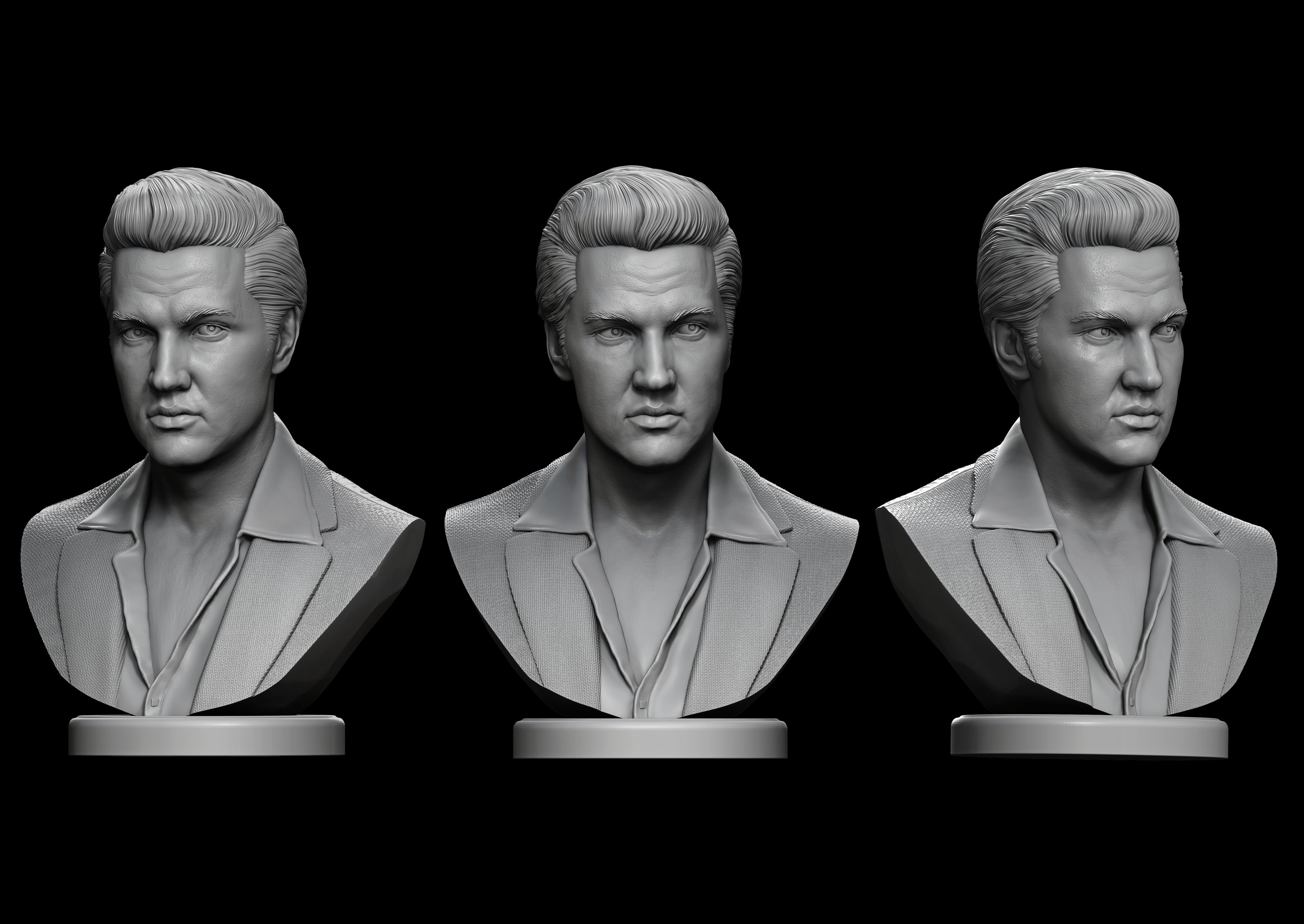 Elvis Presley 3D model 3D printable | CGTrader