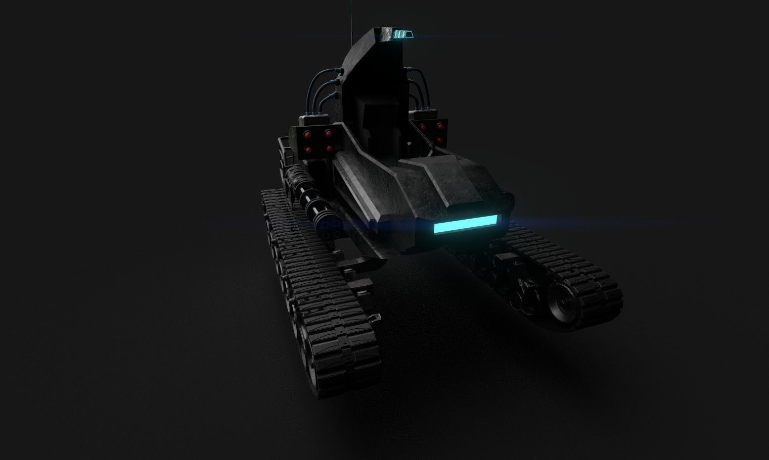 3D model Cybertank futuristic vehicle VR / AR / low-poly | CGTrader