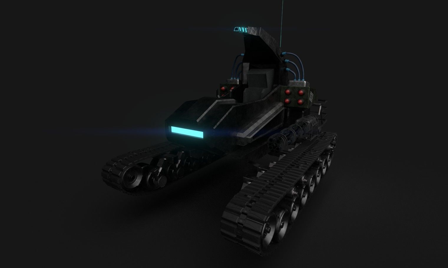 3D model Cybertank futuristic vehicle VR / AR / low-poly | CGTrader