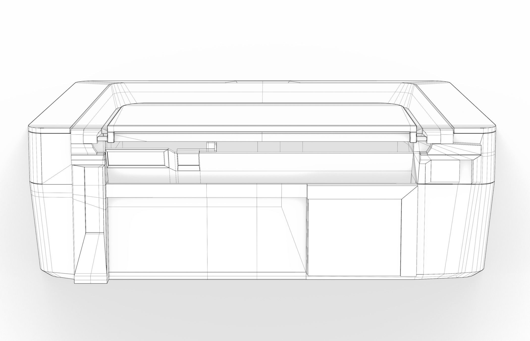 3D model Canon Paper Printer - Solid Ink VR / AR / low-poly | CGTrader