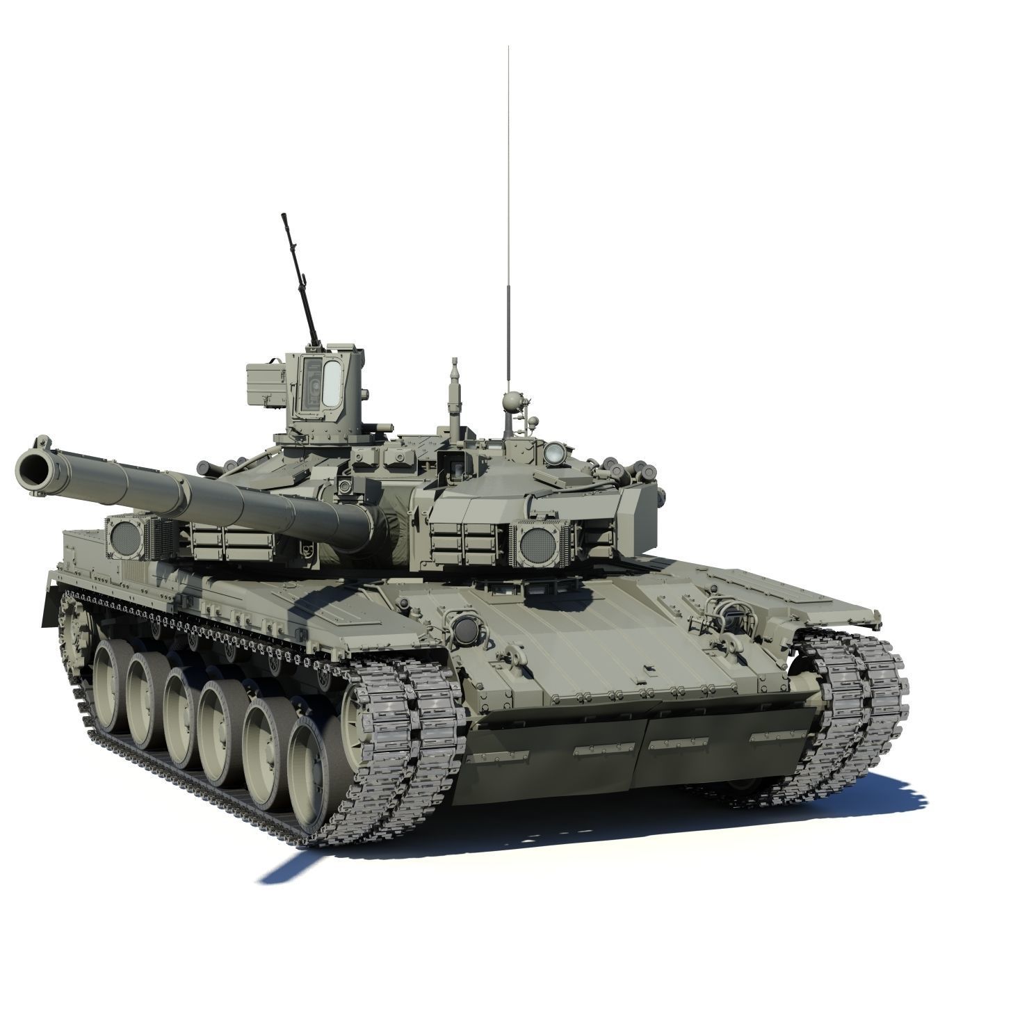T-84BM Oplot 3D model animated | CGTrader