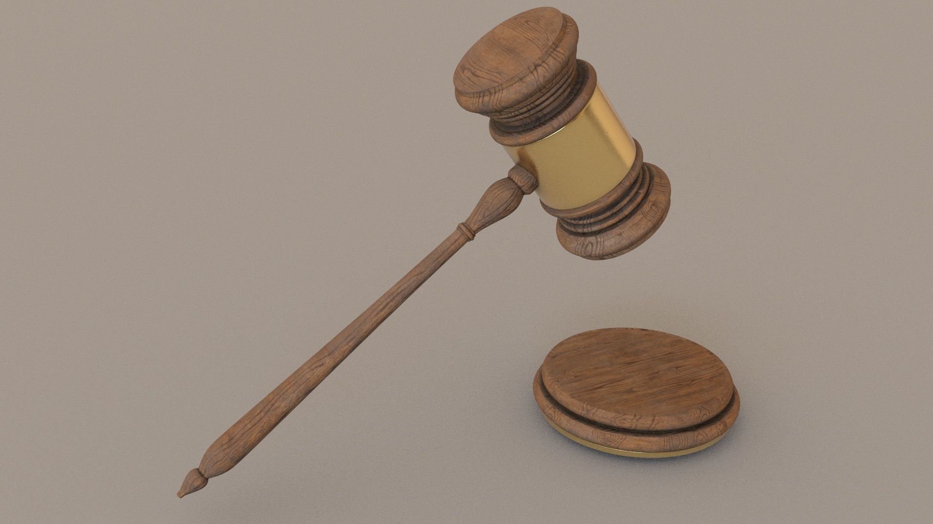 3D model Auction mallet 3D Model VR / AR / low-poly | CGTrader