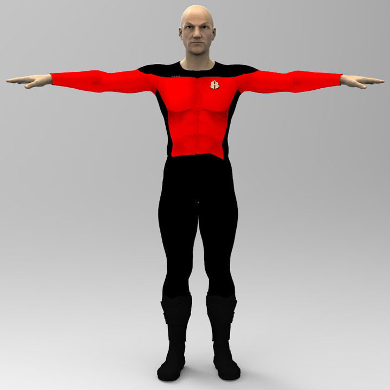 3D model Spaceship Captain VR / AR / low-poly | CGTrader