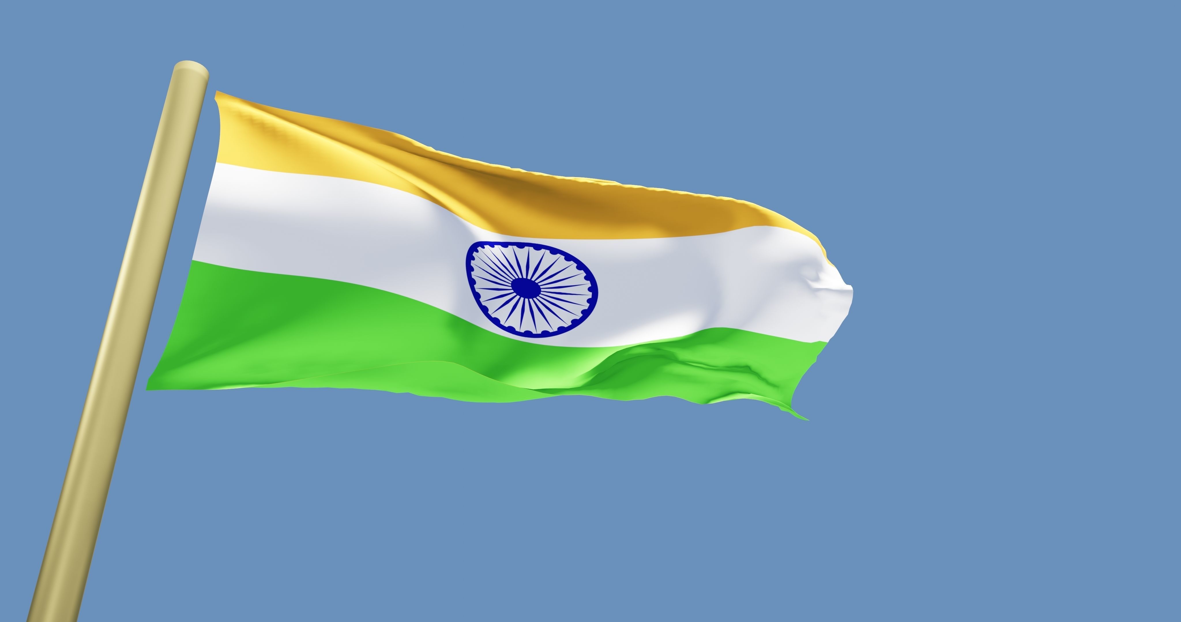 indian flag 3D model 3D model animated | CGTrader