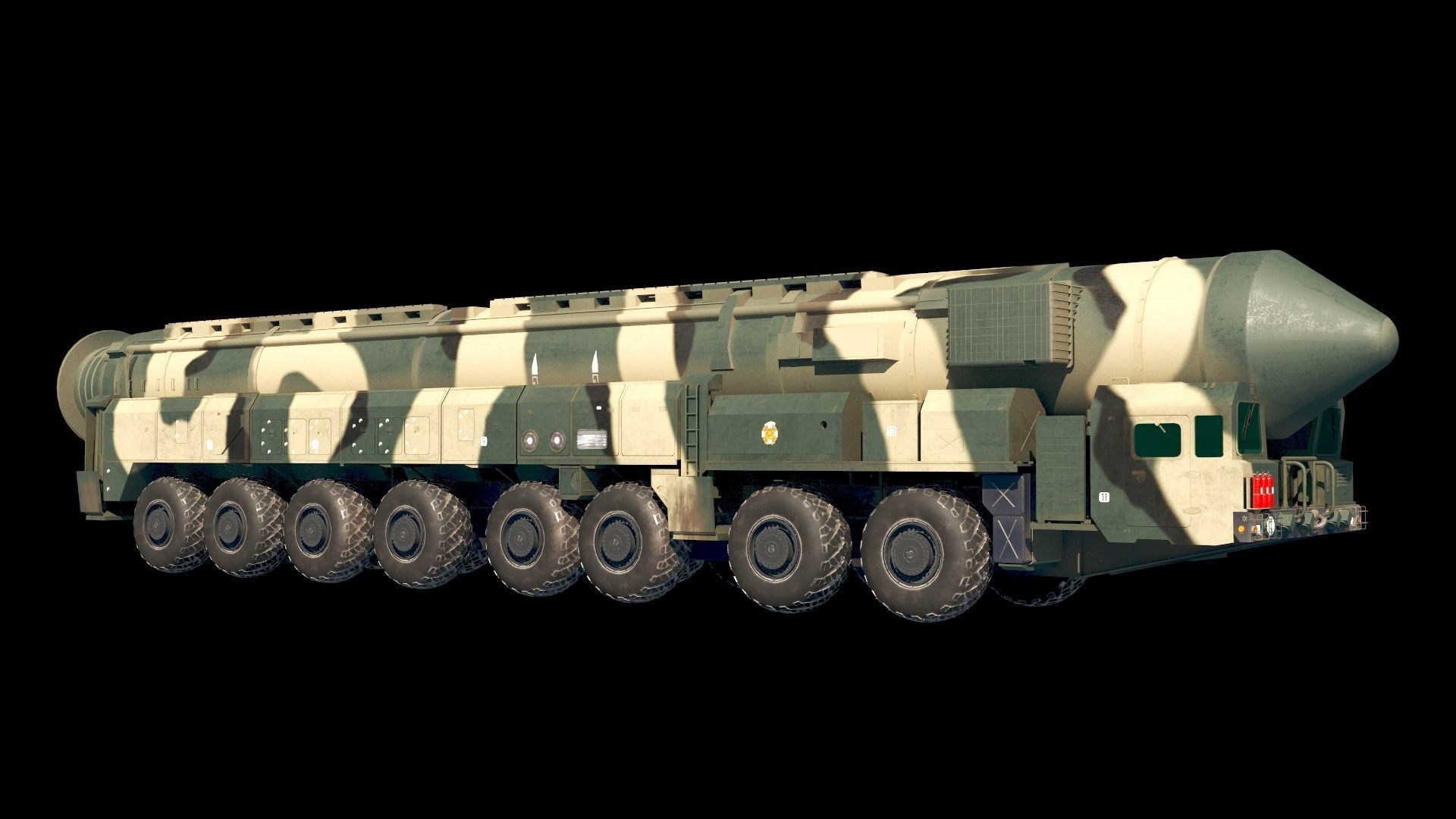 Rs24 Yars SS-29 Topol M SS-27 3D model | CGTrader