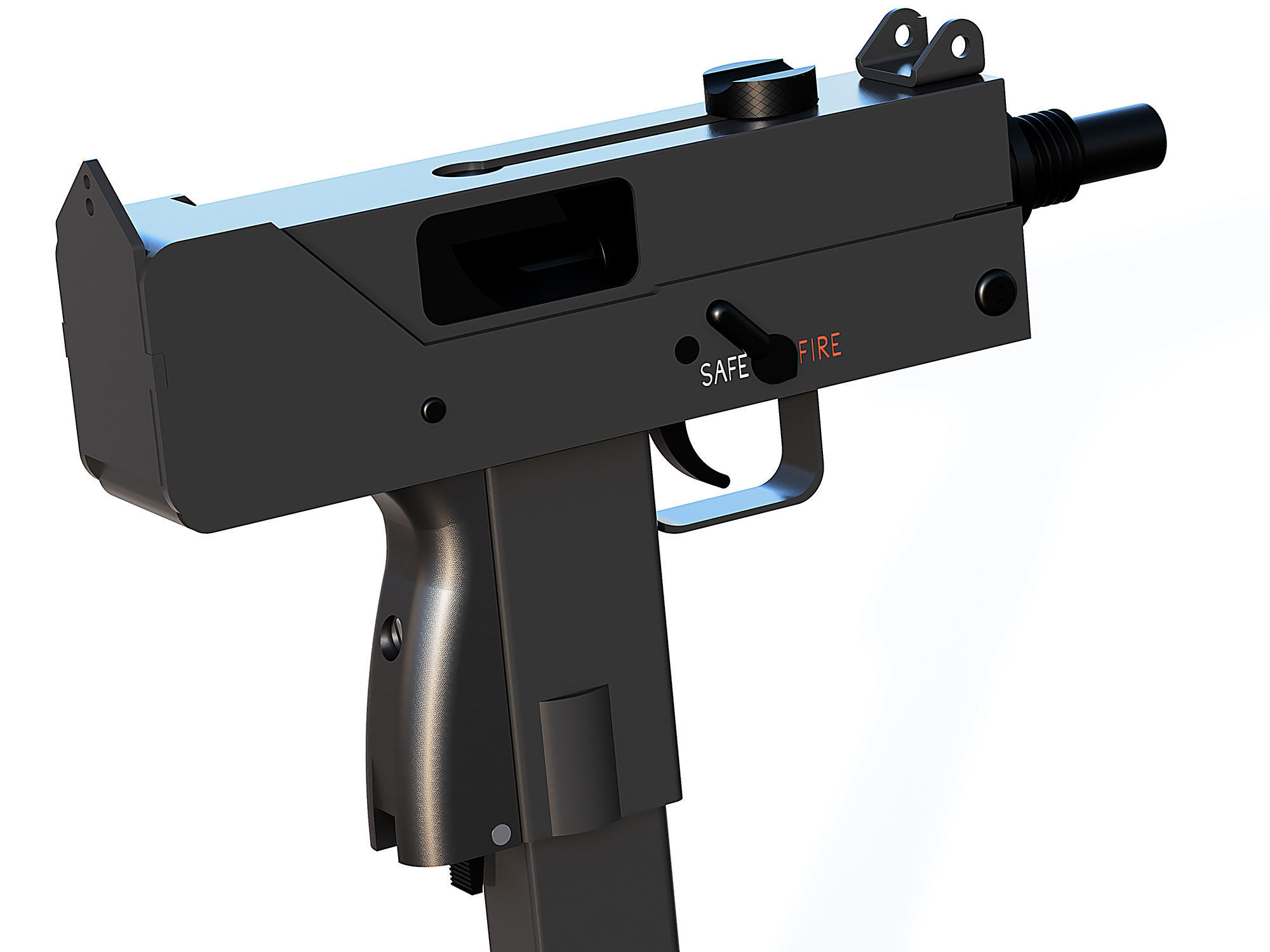 Ingram M10 MAC10 VMAC45 3D model | CGTrader