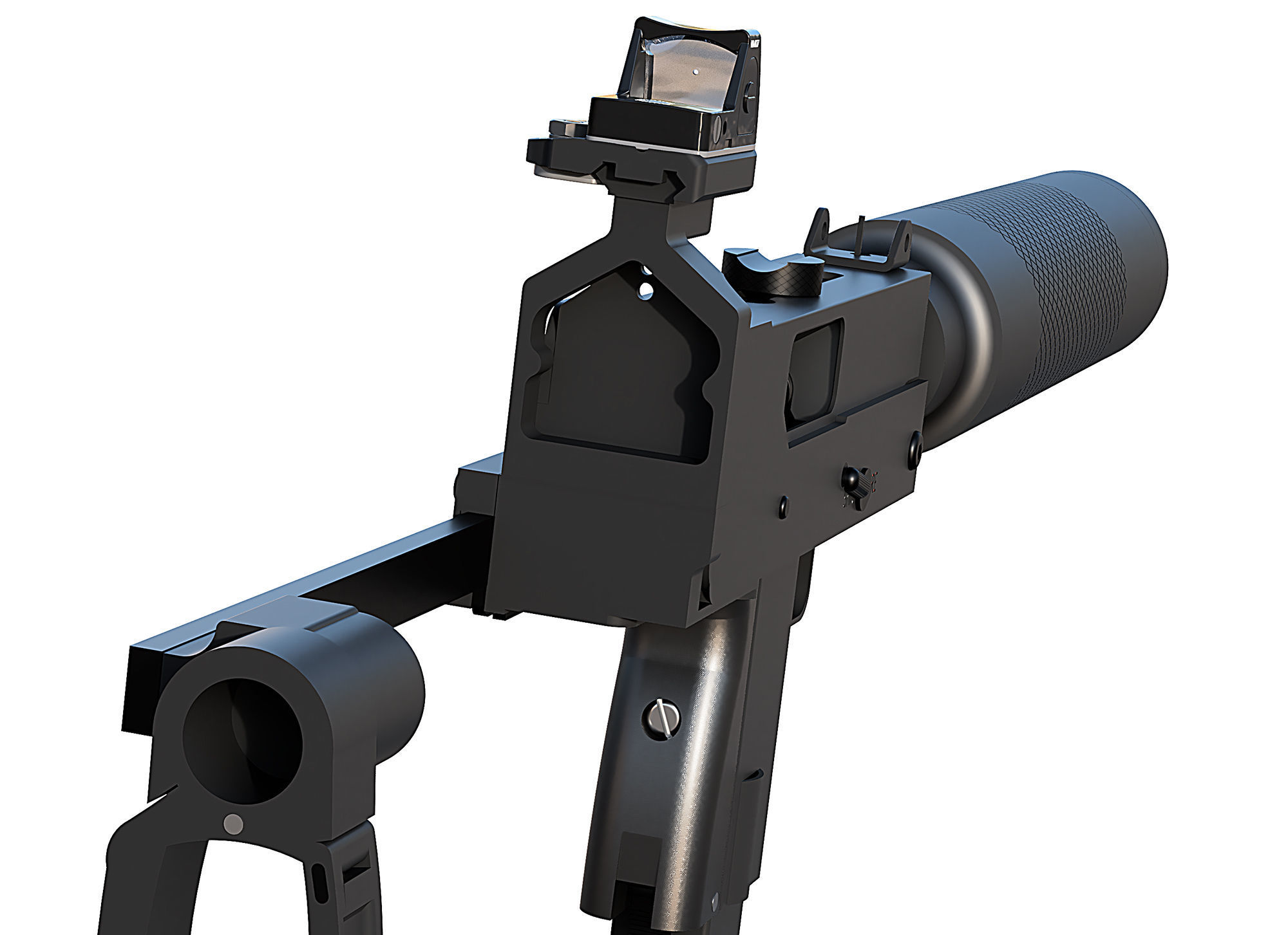 Ingram M10 MAC10 VMAC45 3D model | CGTrader