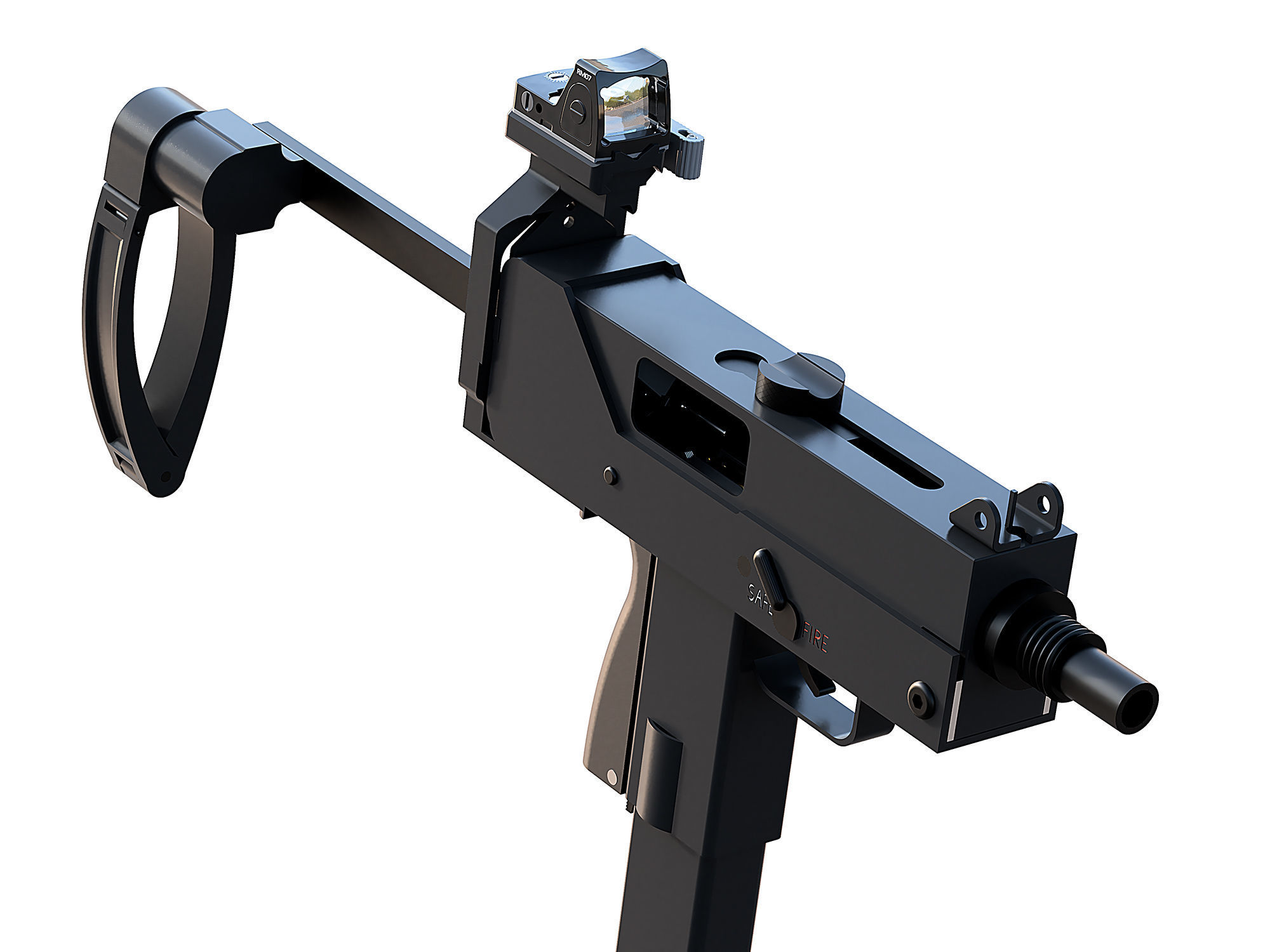 Ingram M10 MAC10 VMAC45 3D model | CGTrader