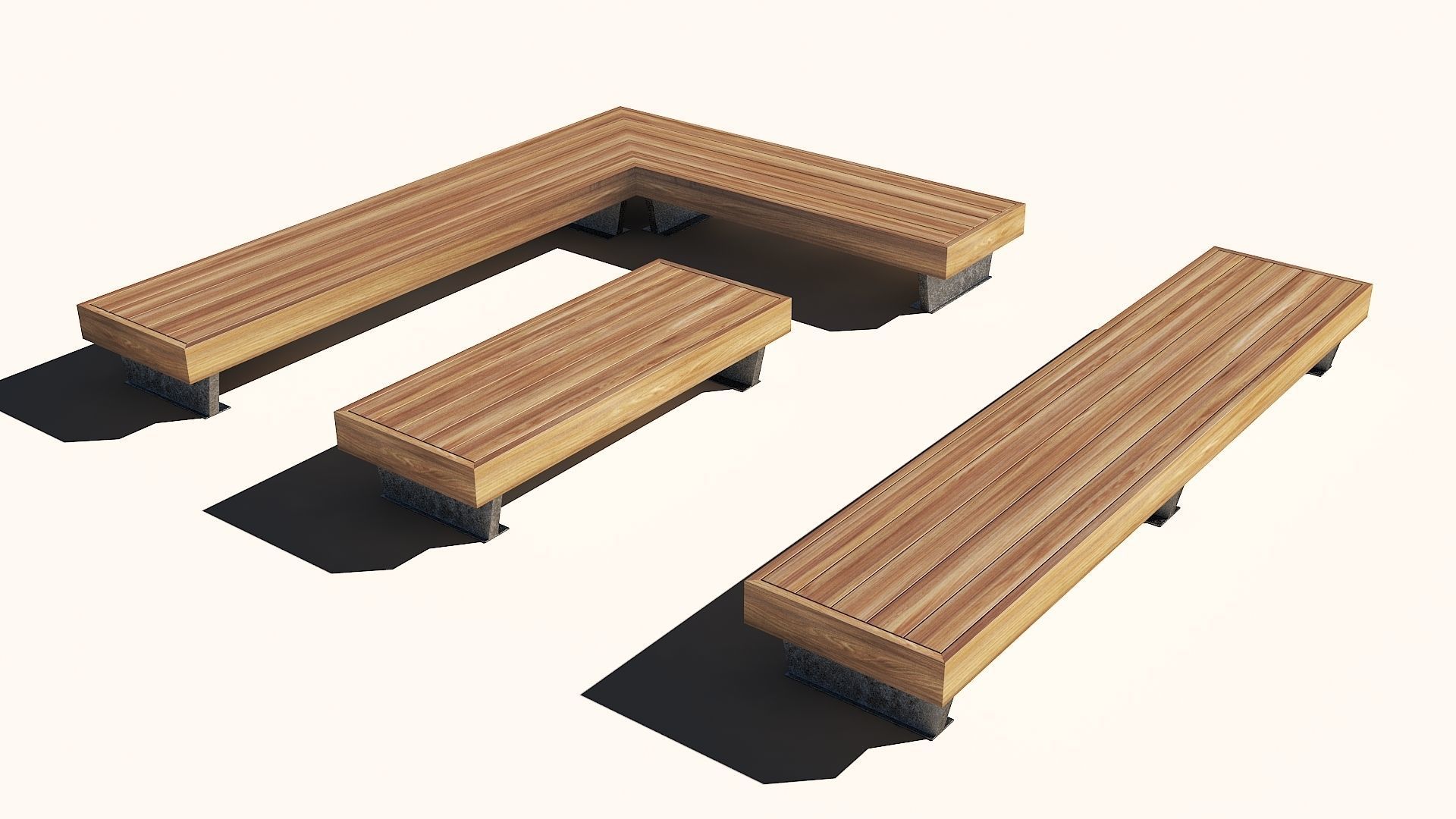 Bench 3D model | CGTrader