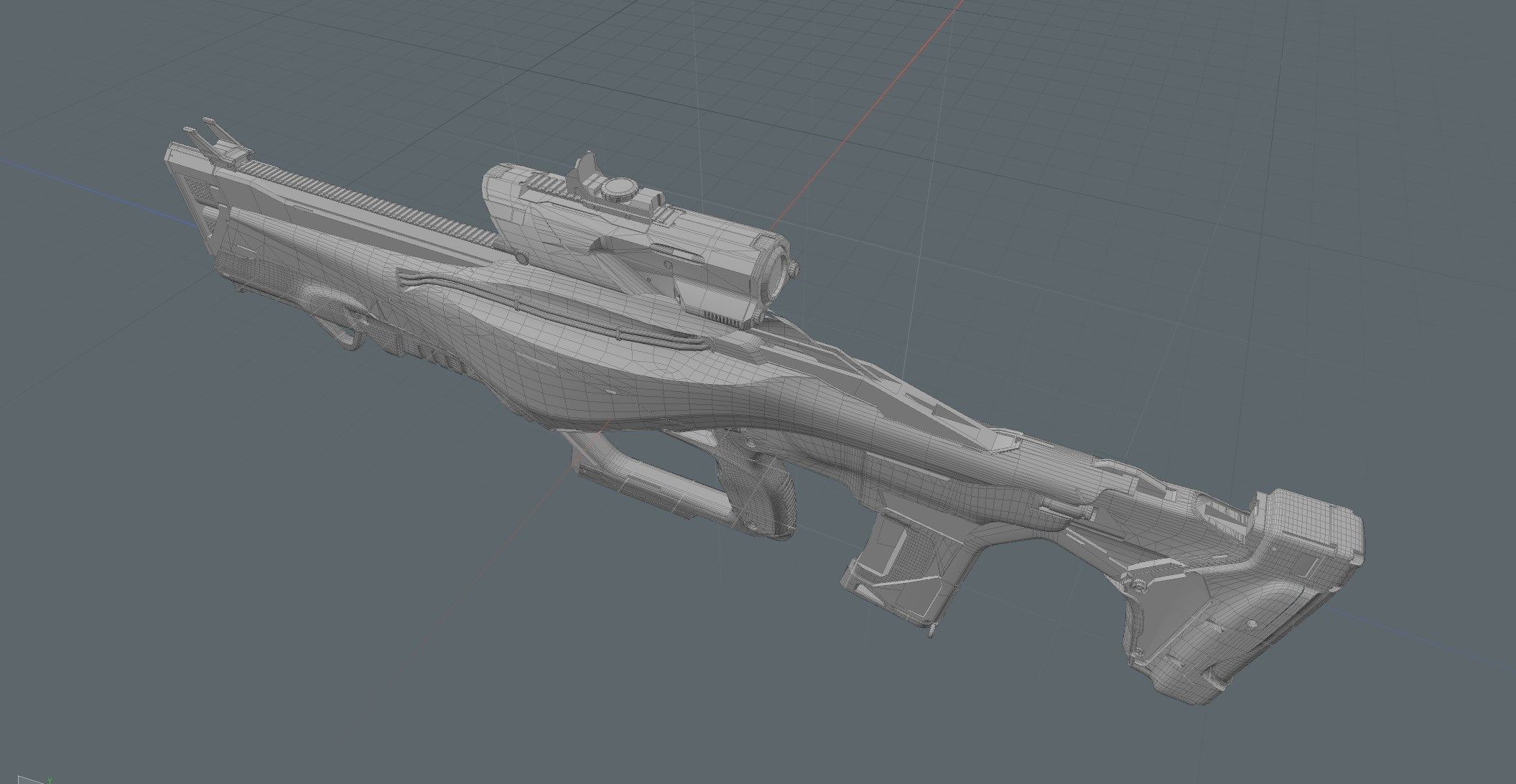 3D Concept sci fi weapon2 3D model | CGTrader