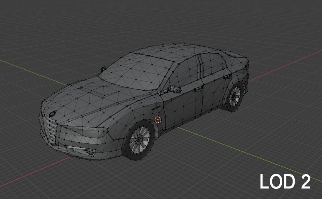 3D model Car Rigged With LOD for Game VR / AR / low-poly | CGTrader