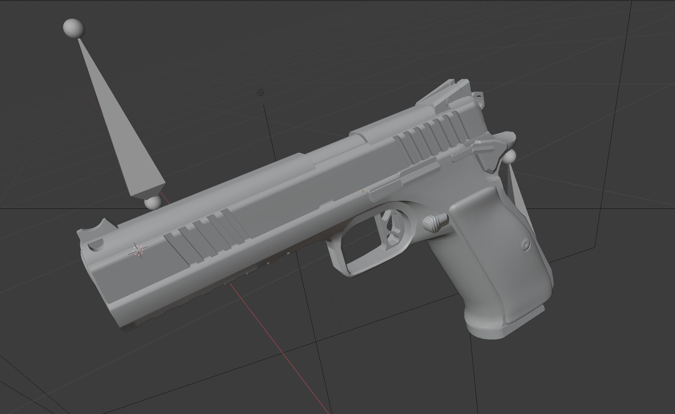 3D model Pistol CZ 75 Golden Gangsta VR / AR / low-poly rigged | CGTrader