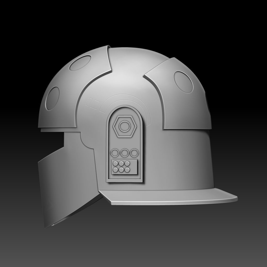 ISB Agent helmet Star Wars Battlefront 2 cosplay SW 3D model 3D ...