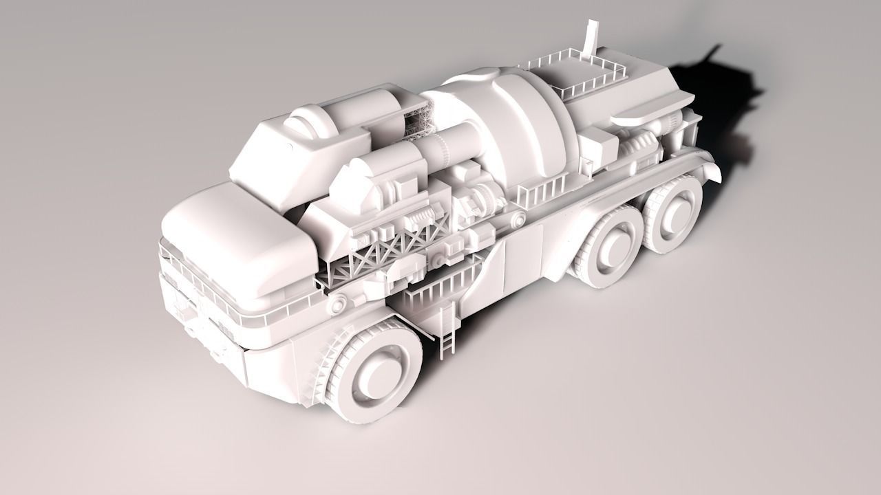 Red Alert 2 Allied Mobile Construction Vihecle 3D model | CGTrader
