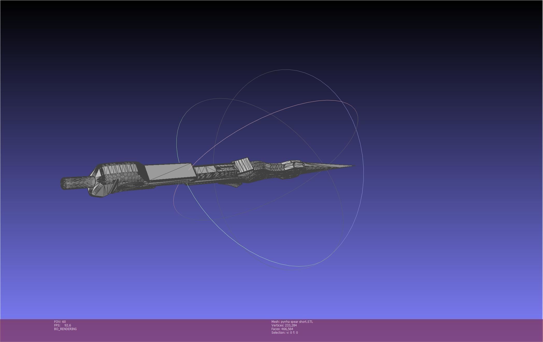 RWBY Pyrrha Nikos Spear Printable Assembly 3D model 3D printable | CGTrader