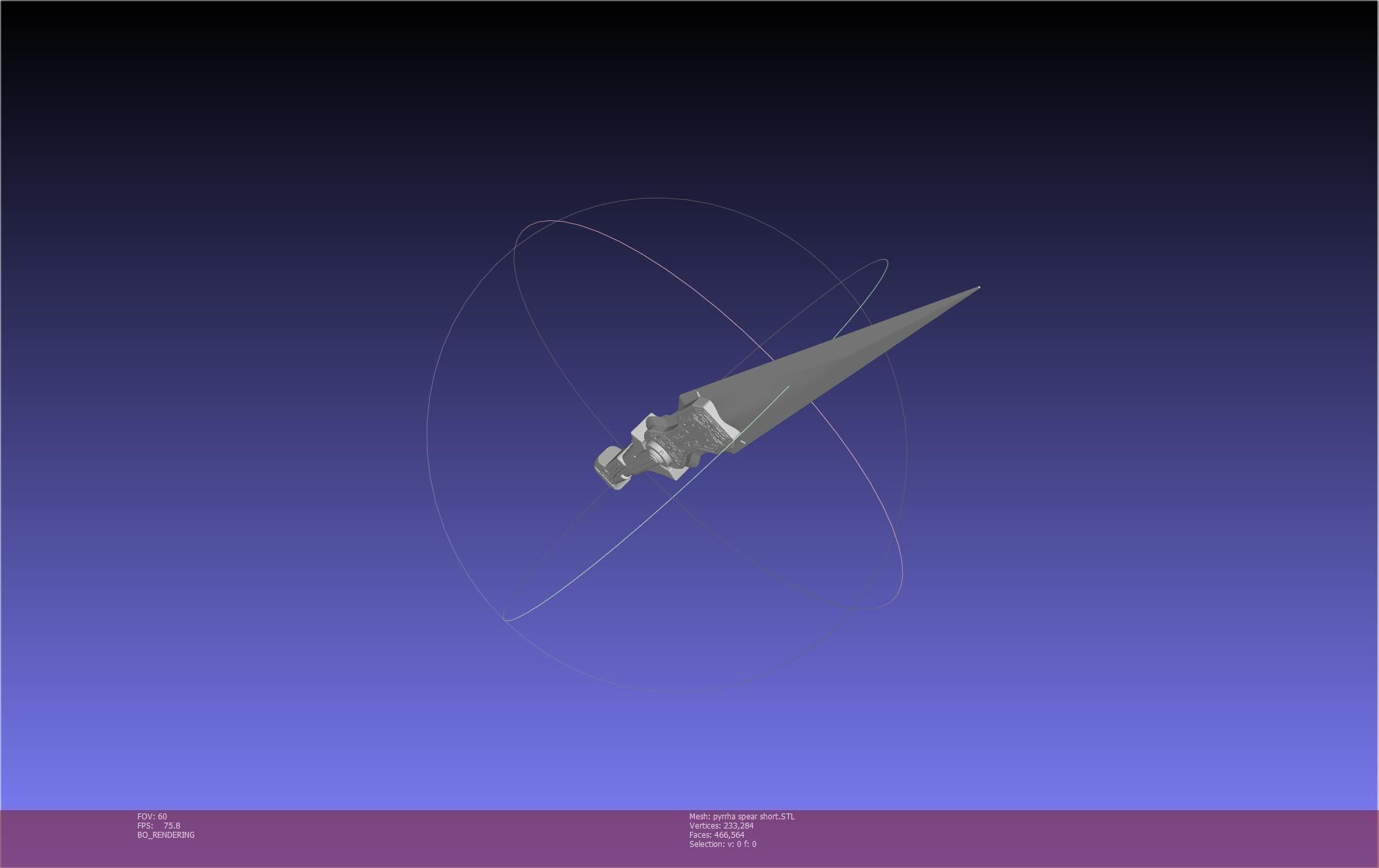 RWBY Pyrrha Nikos Spear Printable Assembly 3D model 3D printable | CGTrader