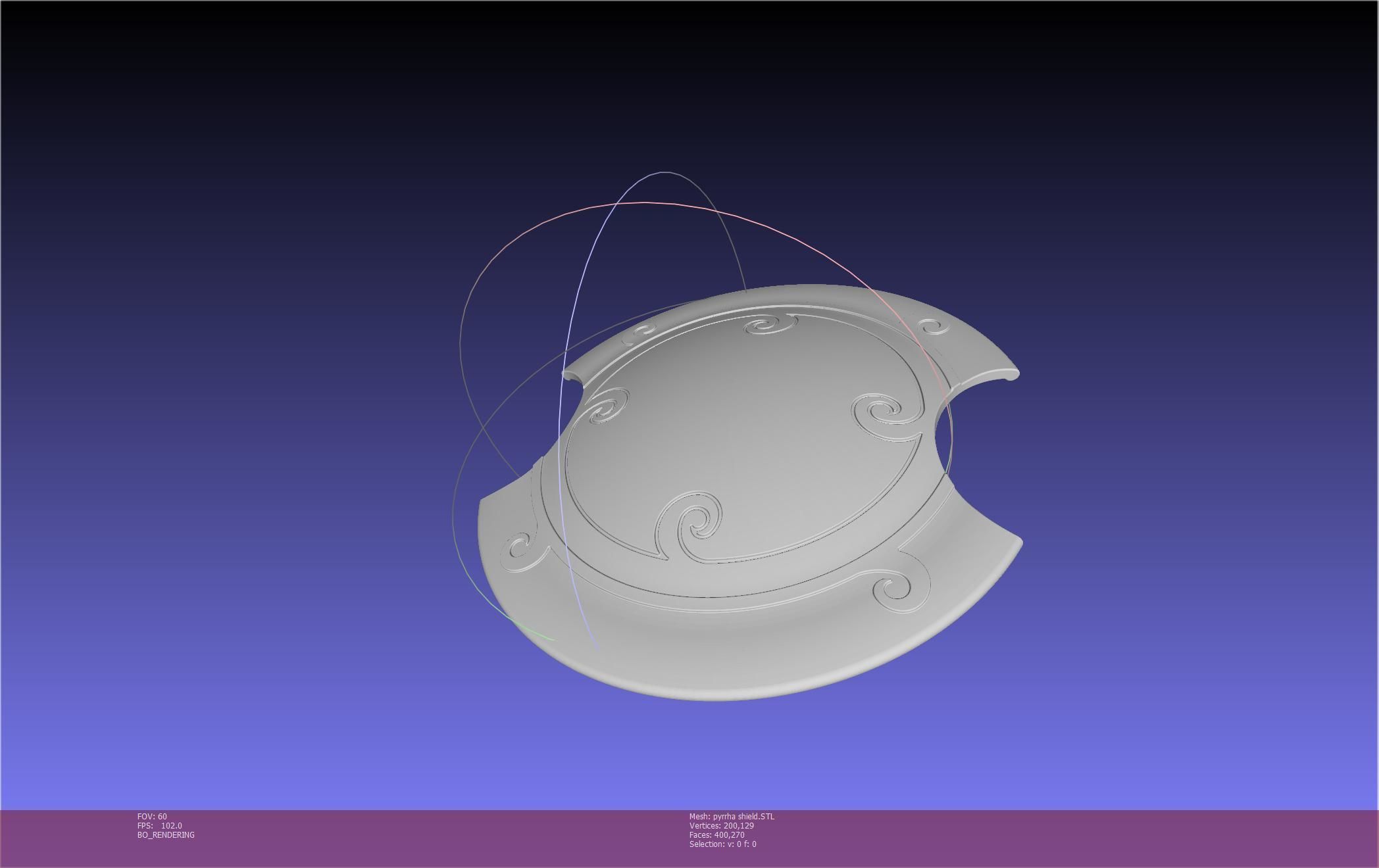RWBY Pyrrha Nikos Shield Printable Assembly 3D model 3D printable ...