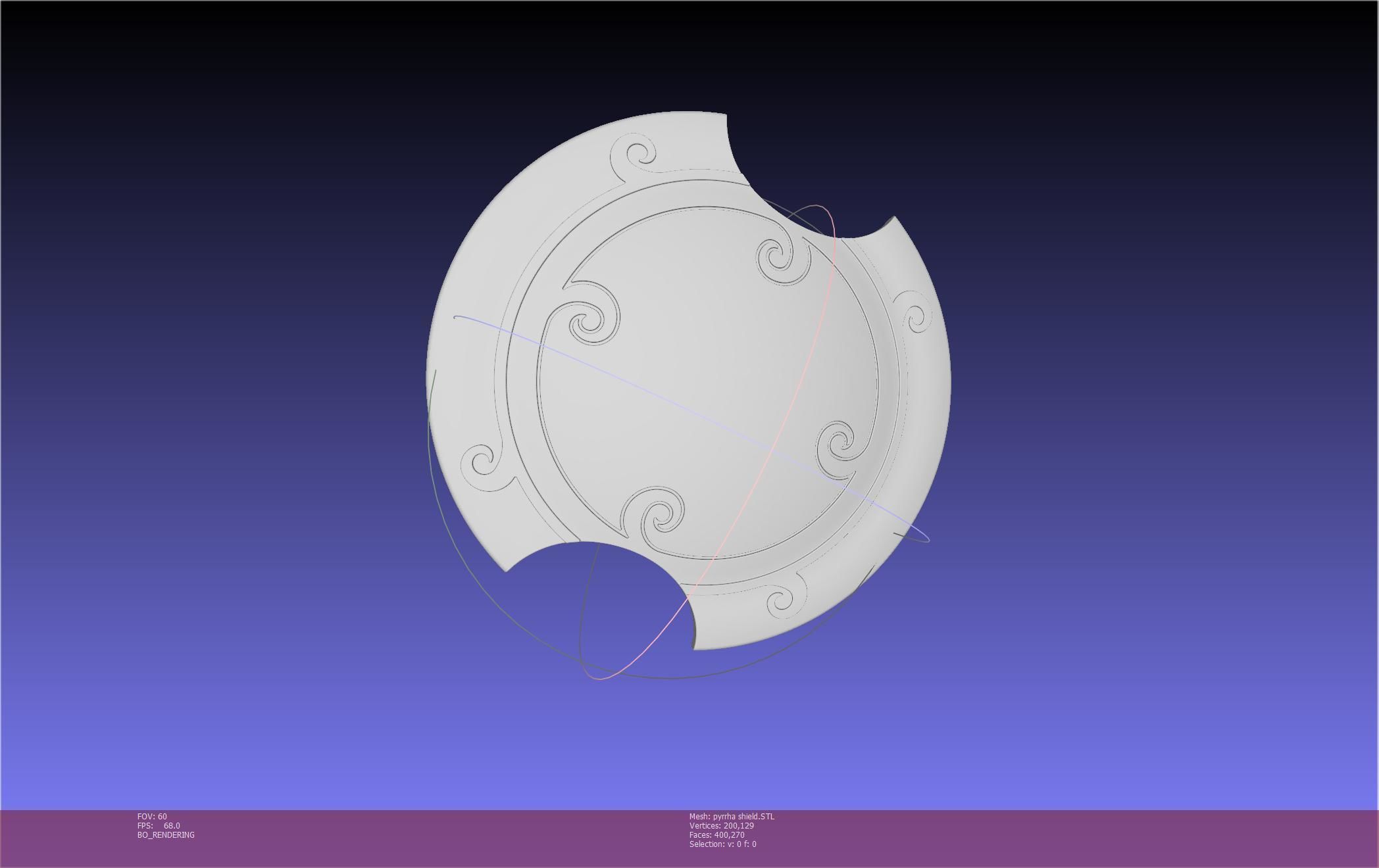 RWBY Pyrrha Nikos Shield Printable Assembly 3D model 3D printable ...