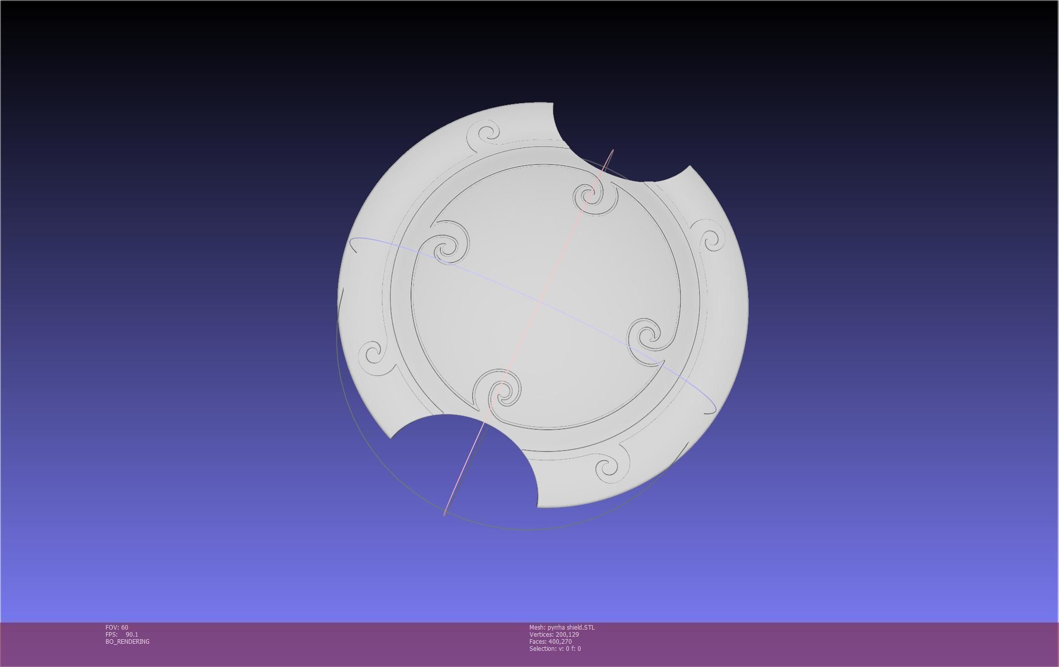RWBY Pyrrha Nikos Shield Printable Assembly 3D model 3D printable ...