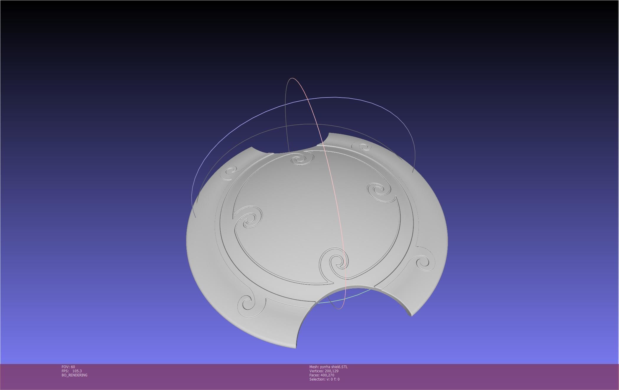 RWBY Pyrrha Nikos Shield Printable Assembly 3D model 3D printable ...