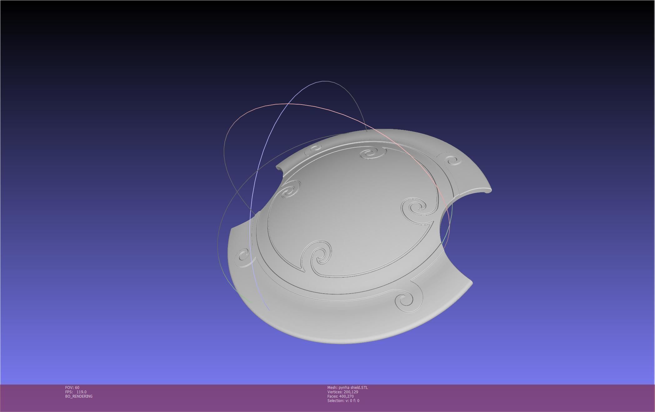 RWBY Pyrrha Nikos Shield Printable Assembly 3D model 3D printable ...