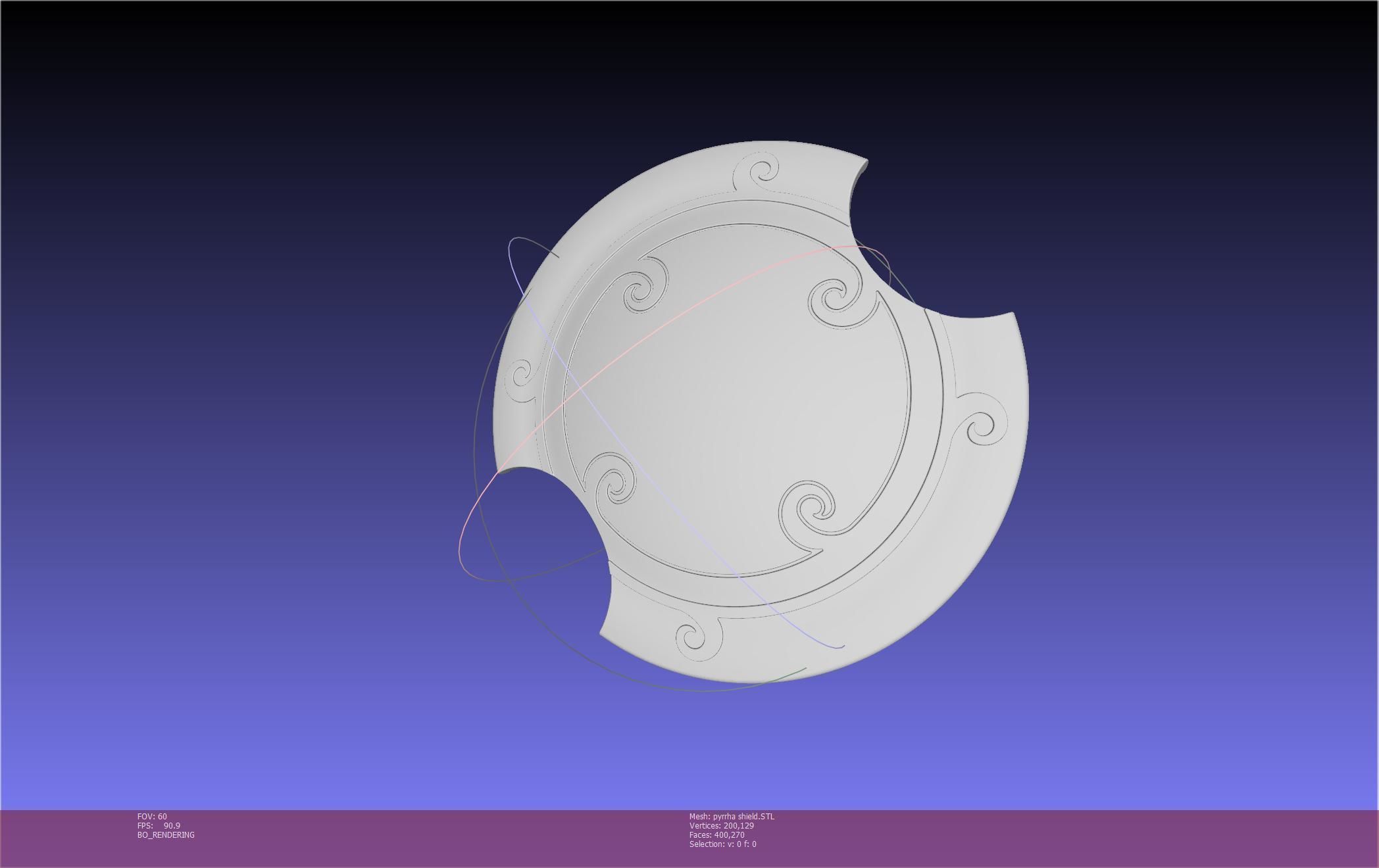 RWBY Pyrrha Nikos Shield Printable Assembly 3D model 3D printable ...