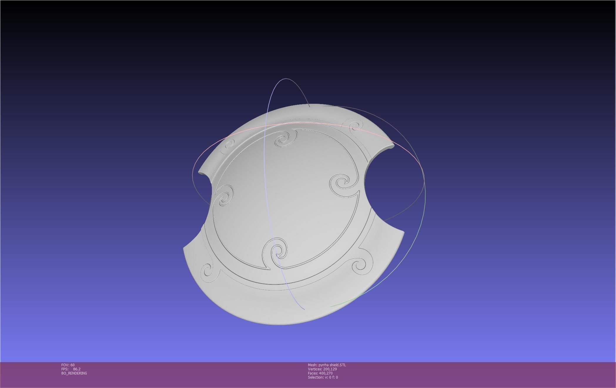 RWBY Pyrrha Nikos Shield Printable Assembly 3D model 3D printable ...