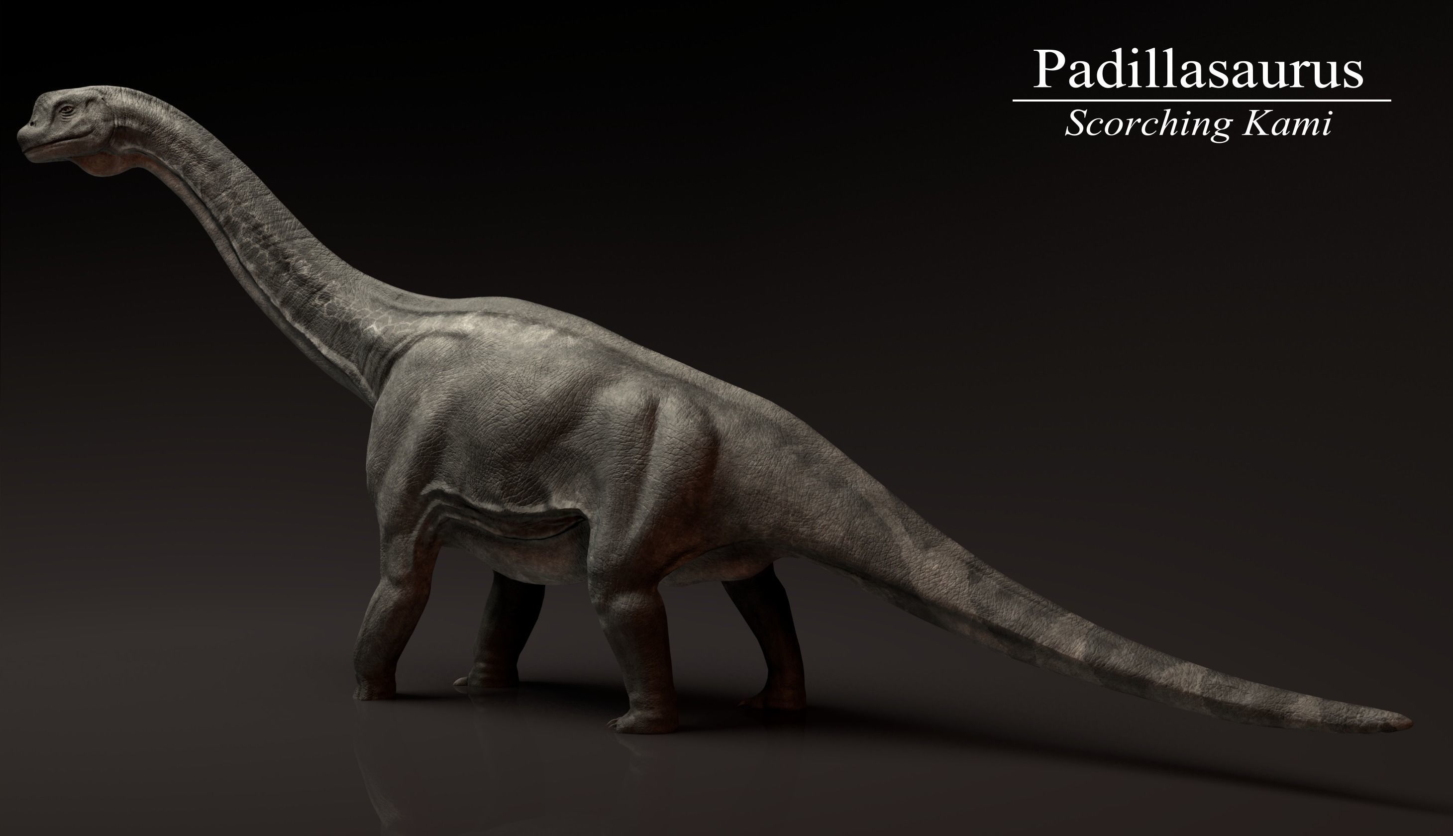 3D model Padillasaurus Asset Pack VR / AR / low-poly rigged animated ...