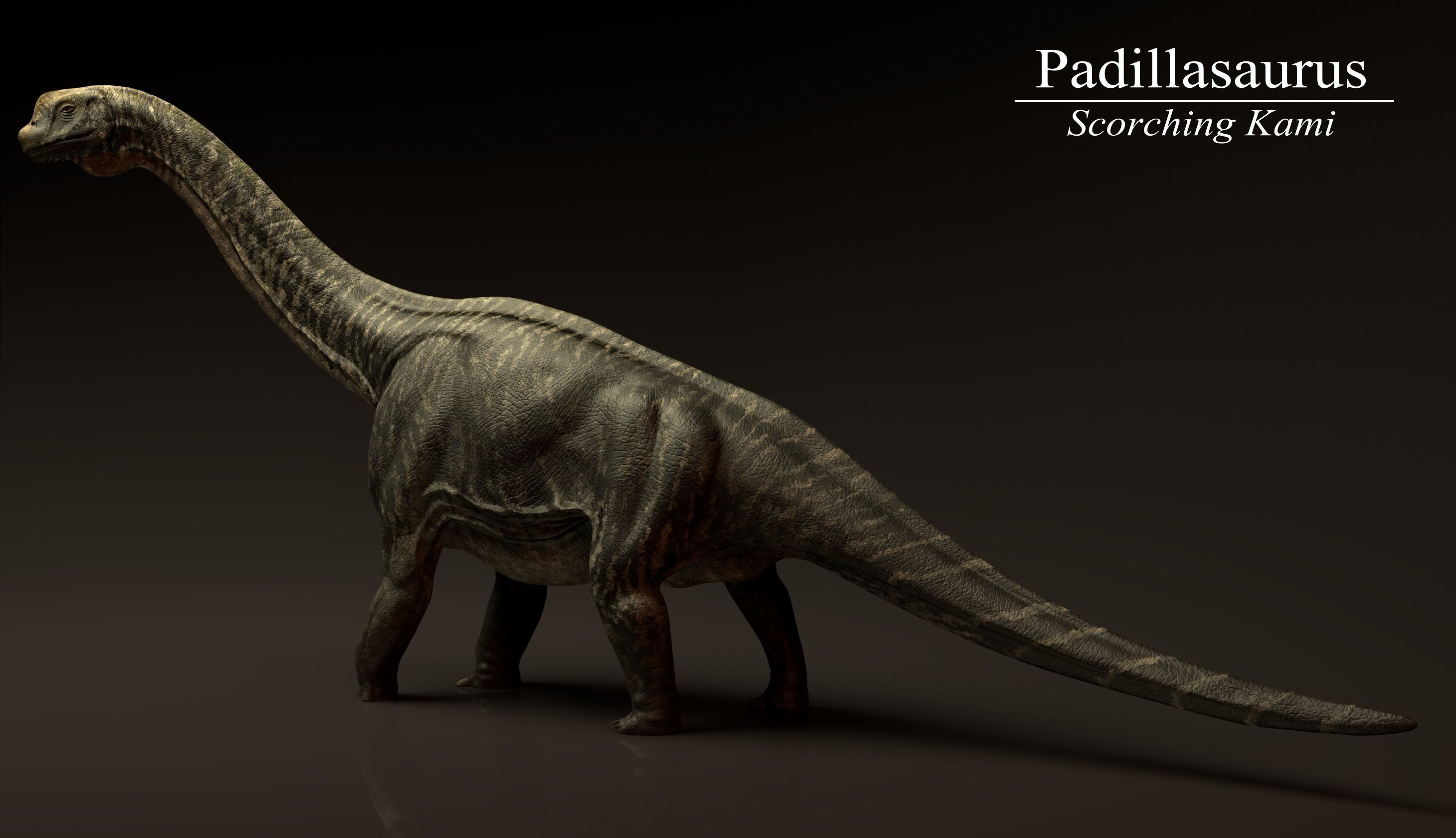 3D model Padillasaurus Asset Pack VR / AR / low-poly rigged animated ...