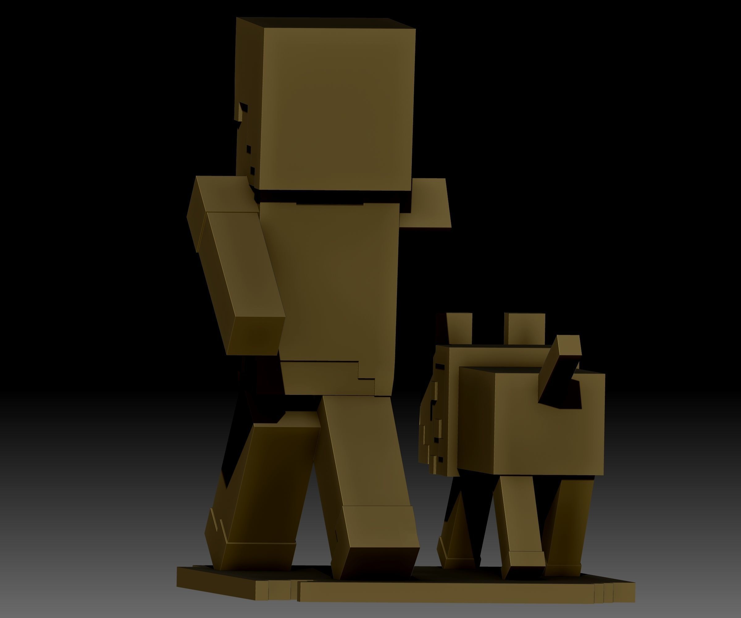 MineCraft 3d model STL file printable Mine Craft 3D model 3D printable ...