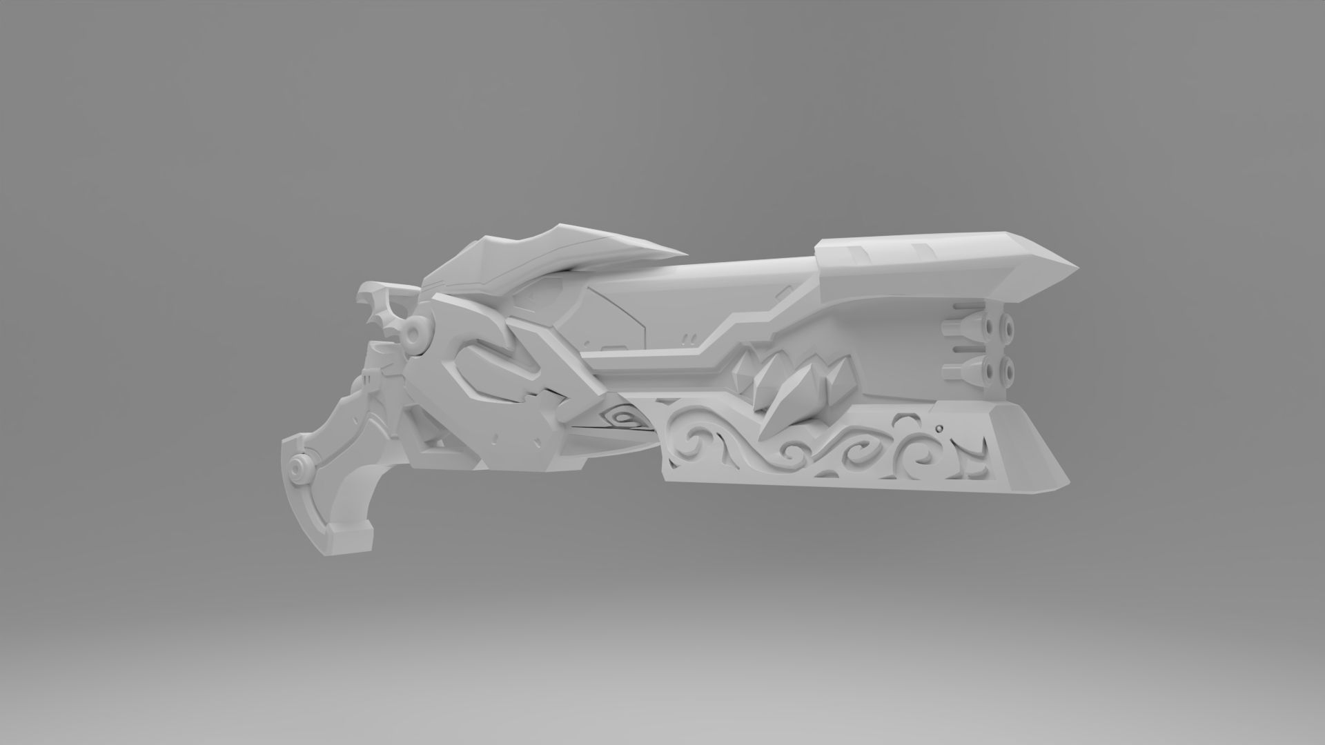 3D model Overwatch - Dracula Reaper Hellfire Shotgun model VR / AR ...