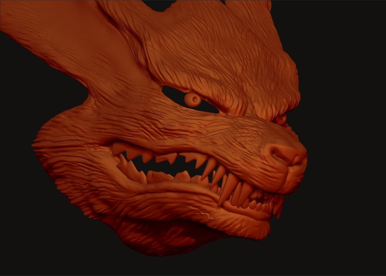 naruto nine-tailed demon fox kyuubi mask 3D model 3D printable | CGTrader