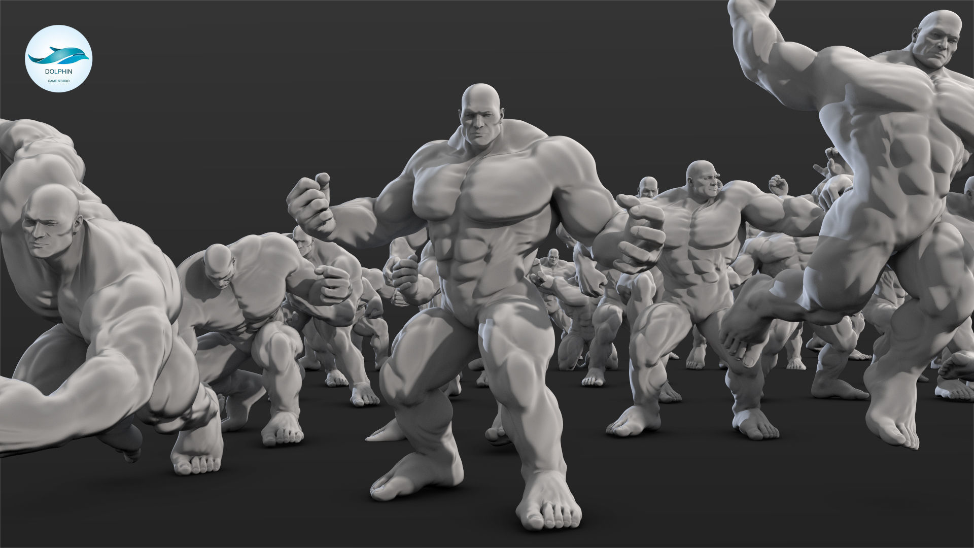 54 Bodybuilder Figure Printable Set-01 3D model | CGTrader