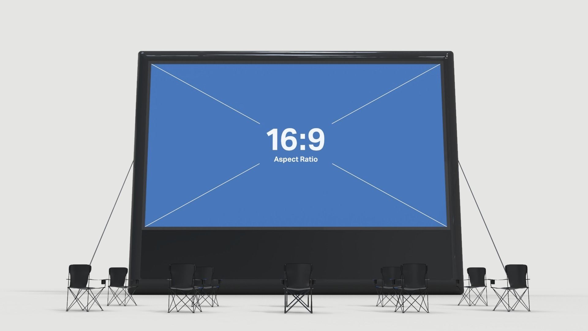 Giant Inflatable Screen 3D model | CGTrader