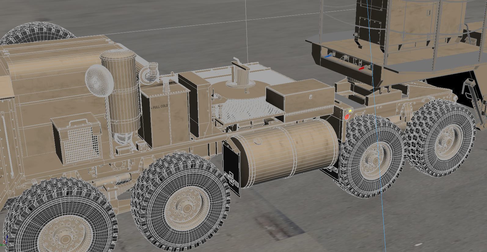 Patriot M901 Launching Station 3D model animated rigged | CGTrader