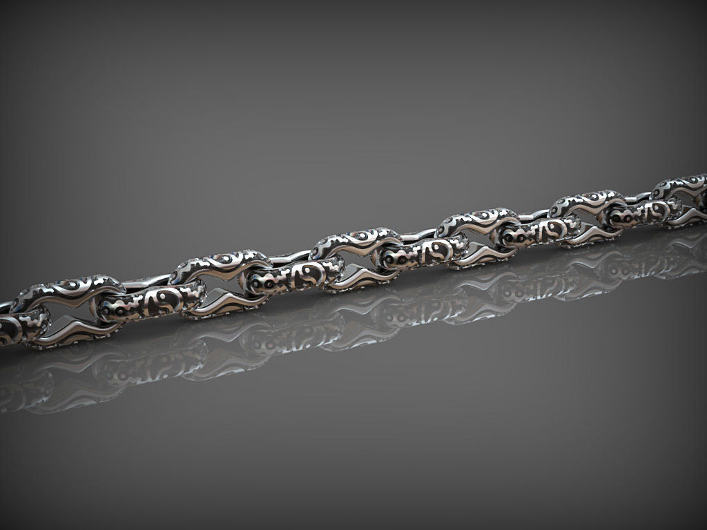 Chain Link 177 3D model 3D printable | CGTrader