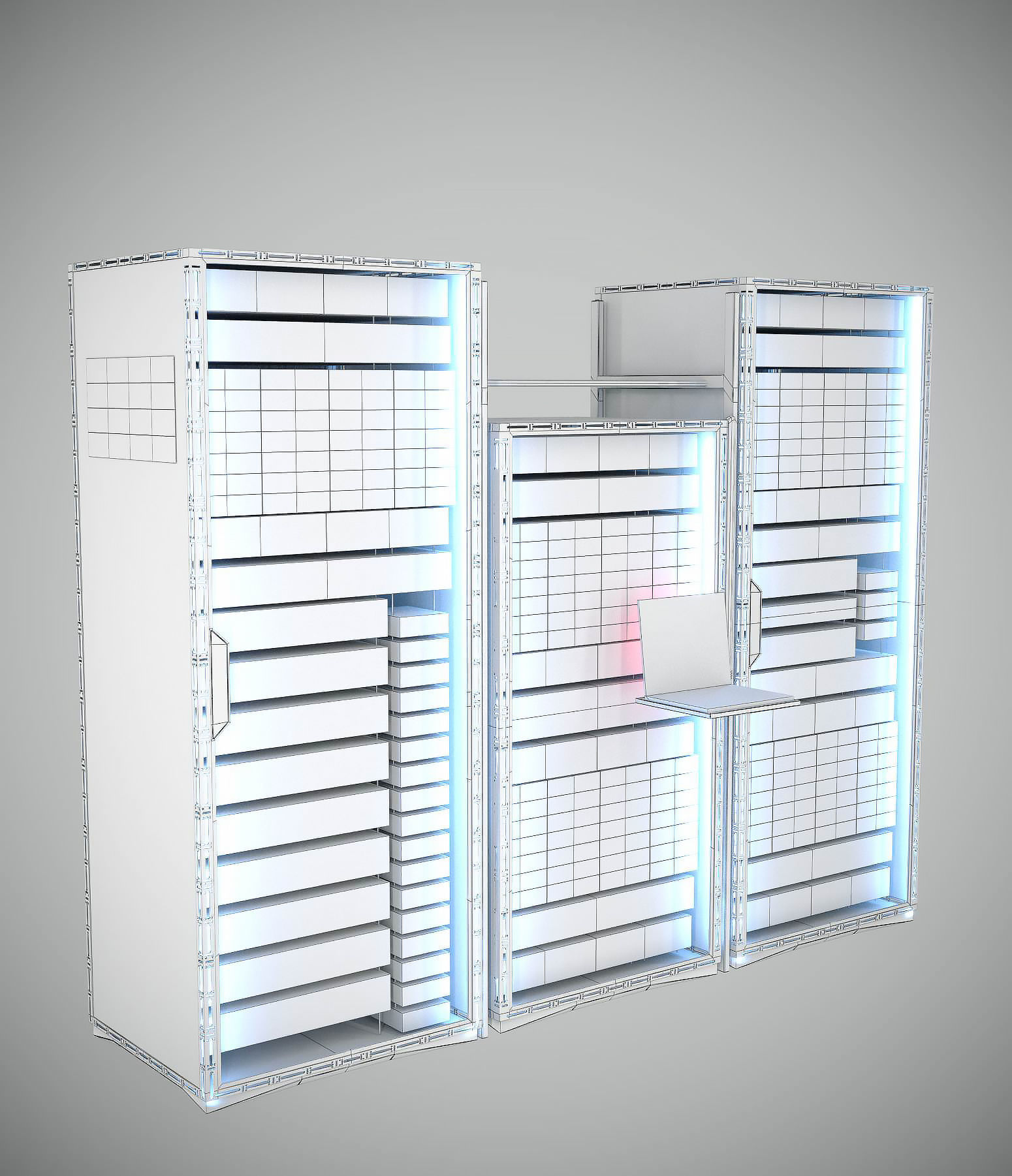 server rack 3D model | CGTrader