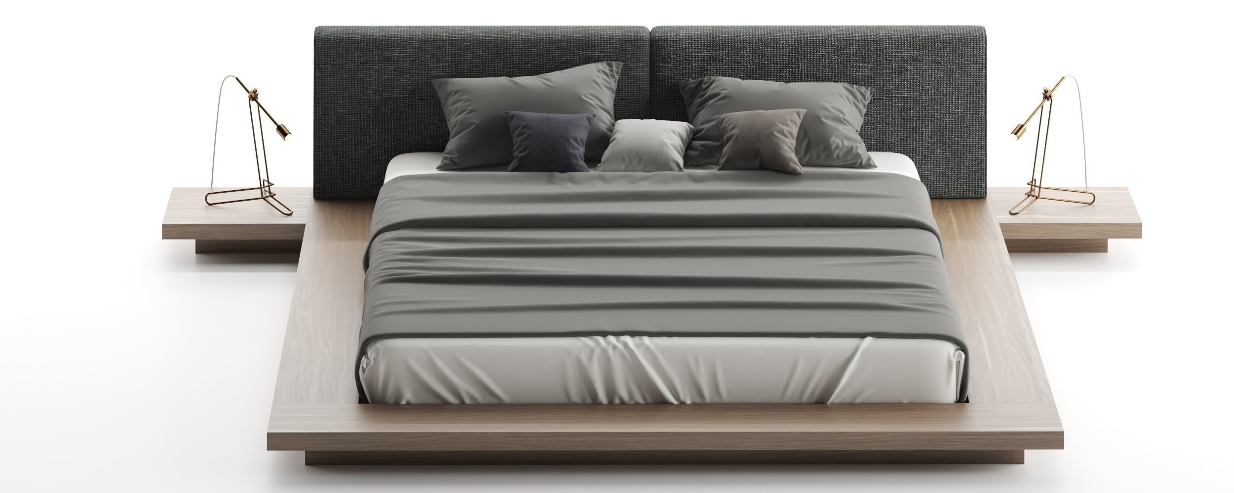 Modloft worth bed 3D model | CGTrader