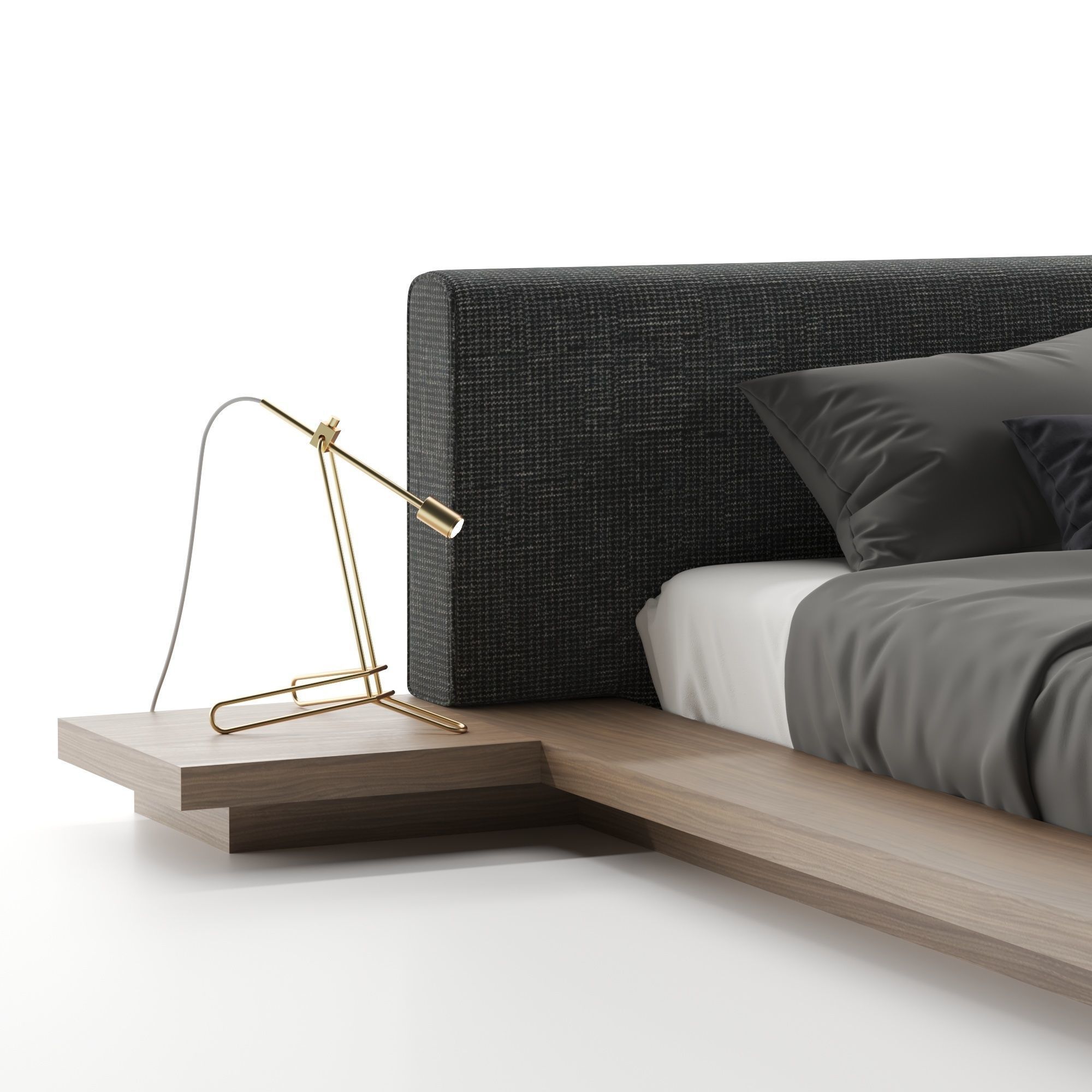 Modloft worth bed 3D model | CGTrader