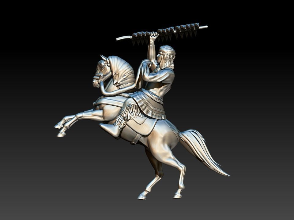 Chief Osceola FSU Mascot 3D model 3D printable | CGTrader