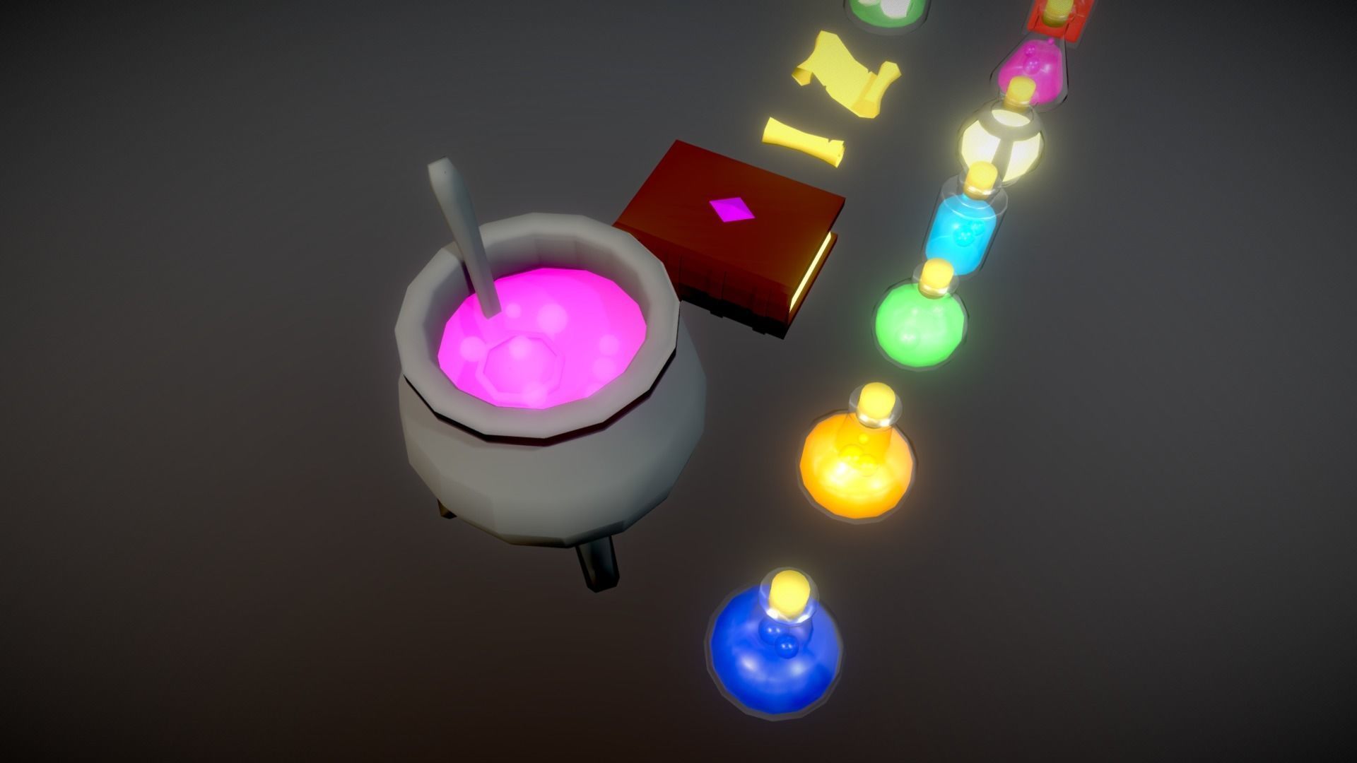 3D model Potion assets VR / AR / low-poly | CGTrader