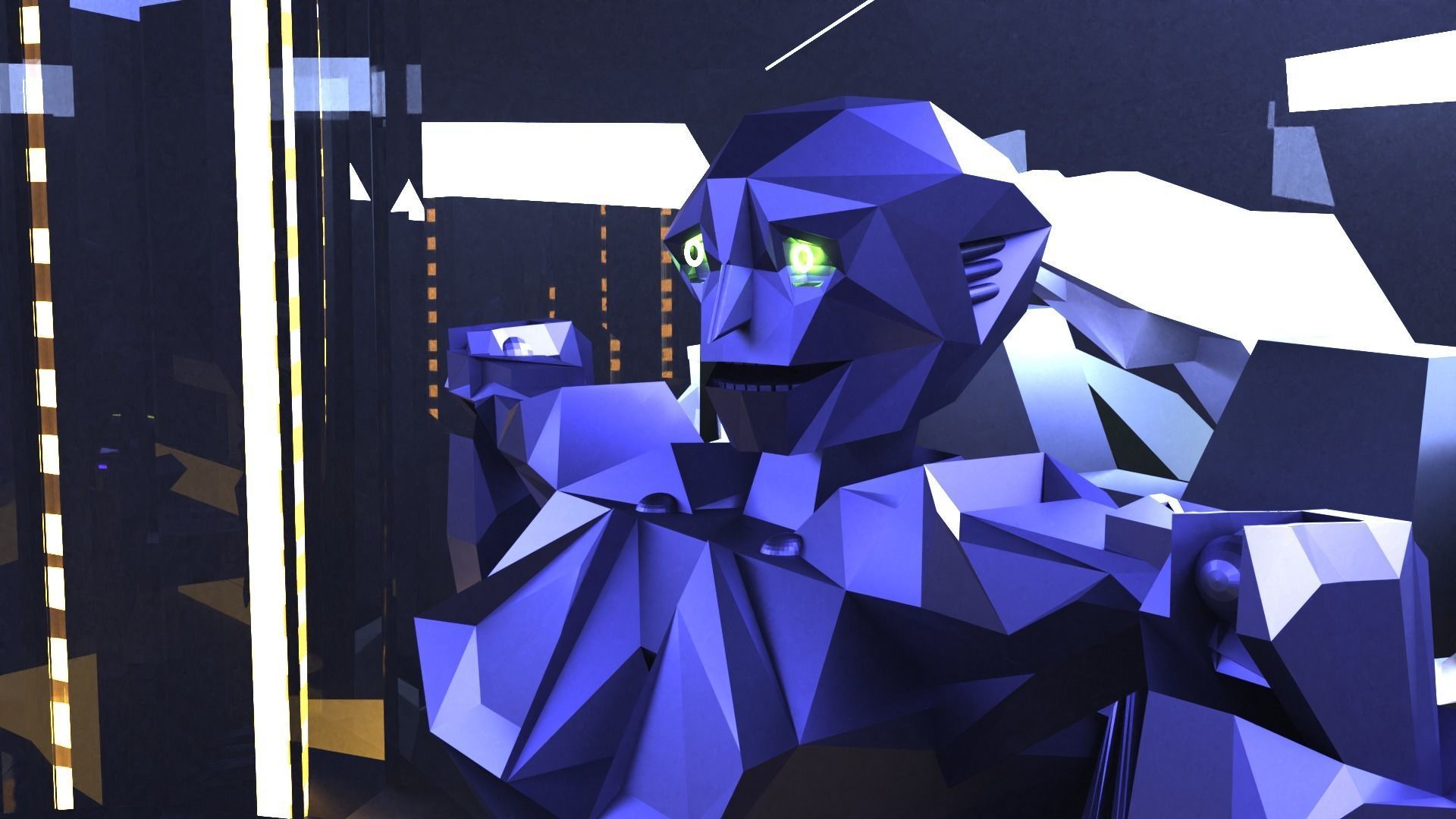 General Sci-Fi Lab 3D model animated rigged | CGTrader