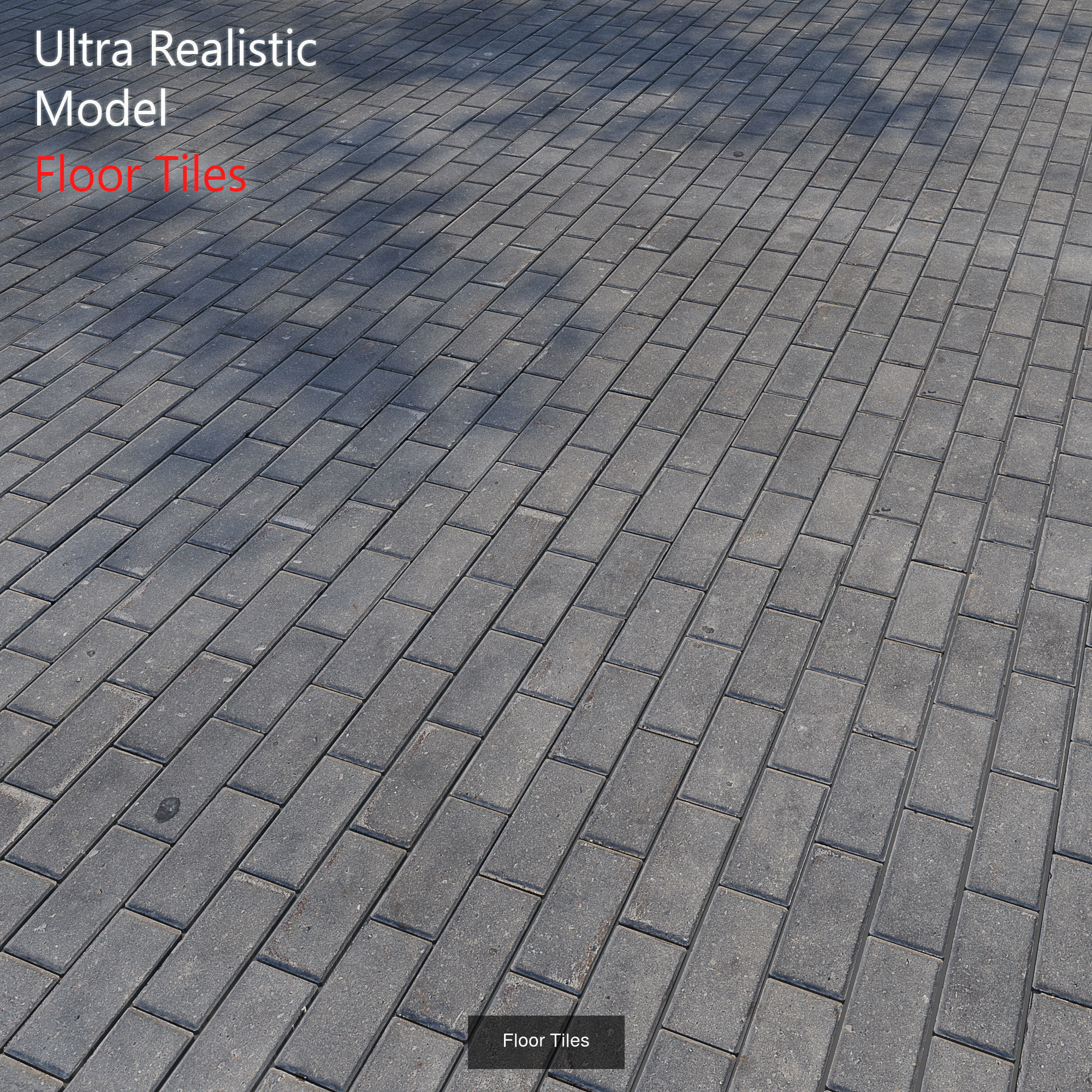 3D Model Collection Ultra realistic Pack Floor Tiles VR / AR / low-poly ...