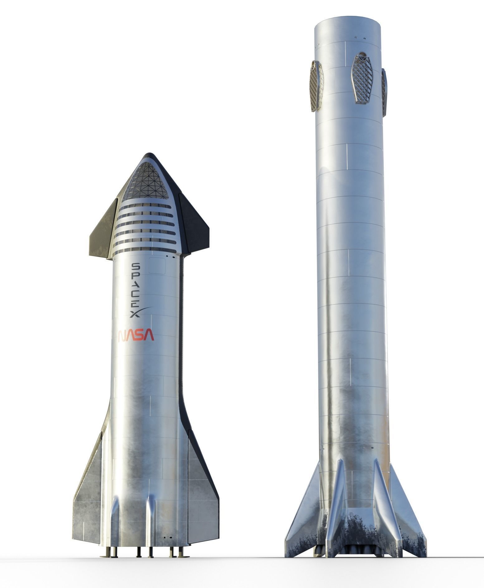 Starship And Super Heavy Booster SpaceX 3D Model CGTrader starship-and-super-heavy-booster-spacex-3d-model-cgtrader