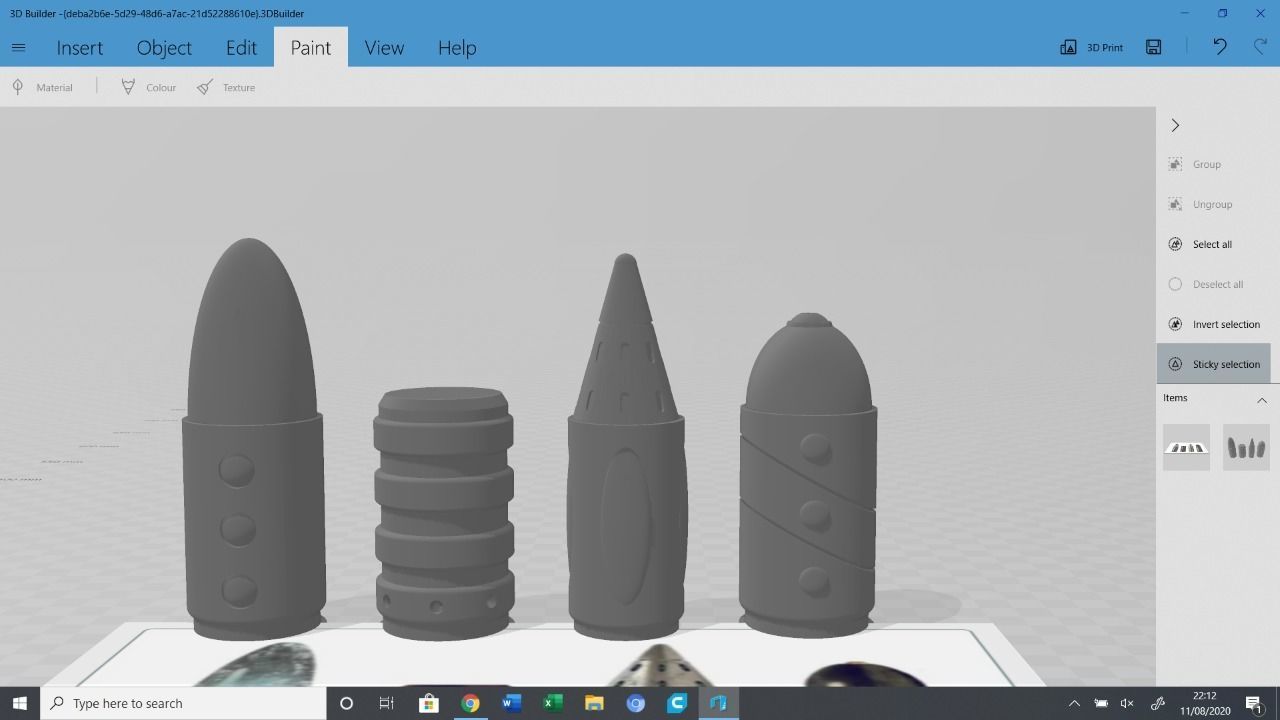 Bolter Rounds 40k Space Marine 3D model 3D printable | CGTrader