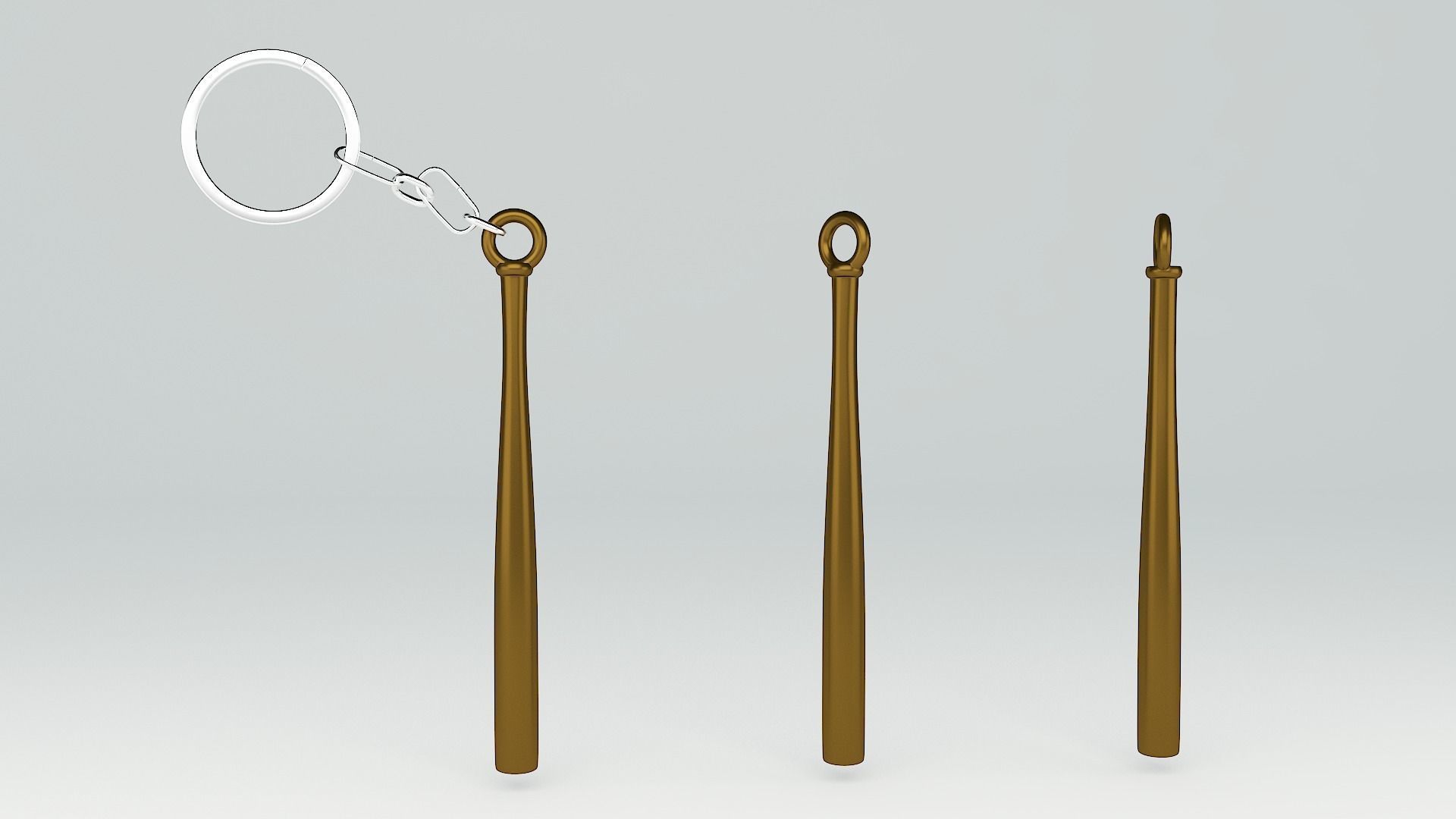 Baseball Bat 3D Print Ready Model 3D model 3D printable | CGTrader