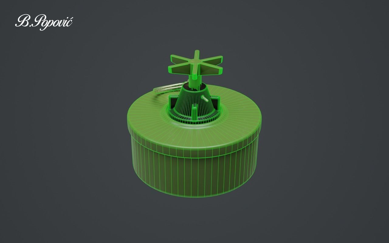 PMA2 Land Mine 3D model | CGTrader