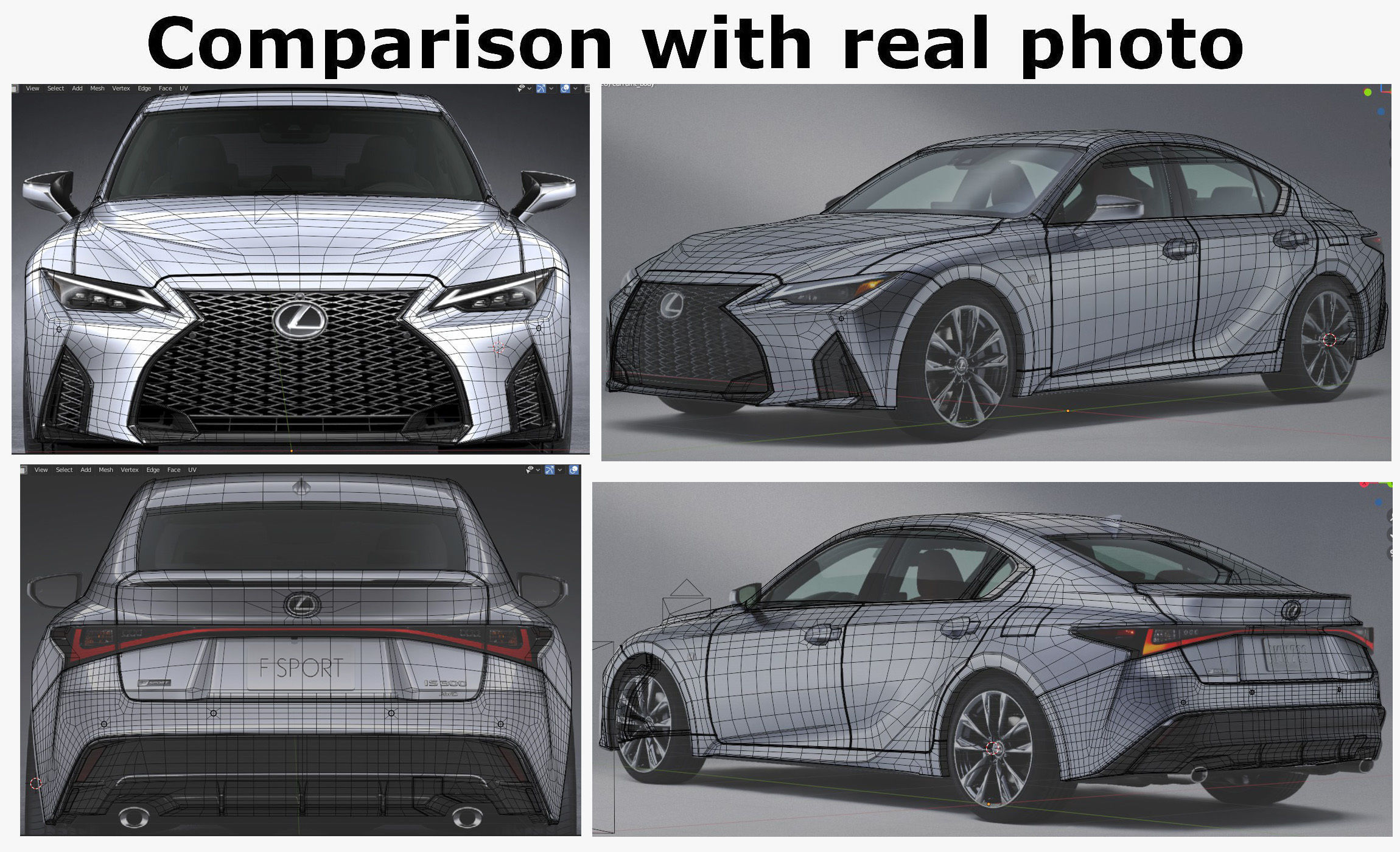 Lexus IS350 F-sport 2021 3D model | CGTrader