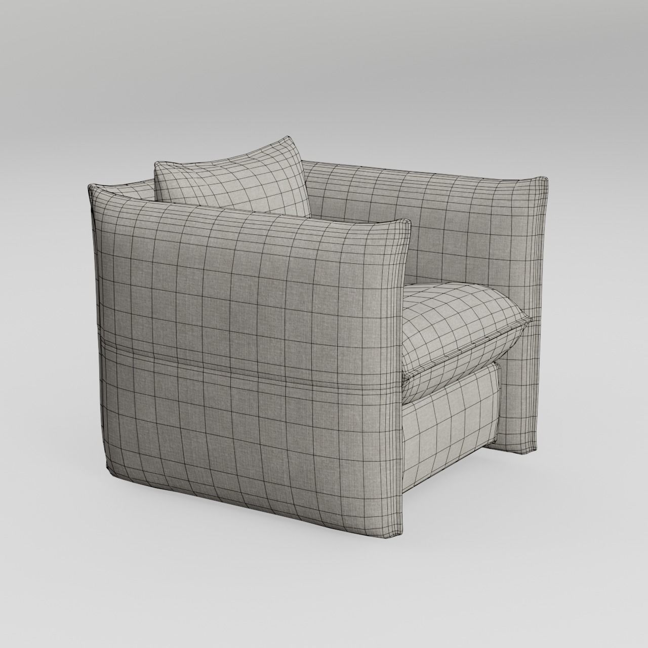 3D model Vitra Mariposa Arm Chair VR / AR / low-poly | CGTrader