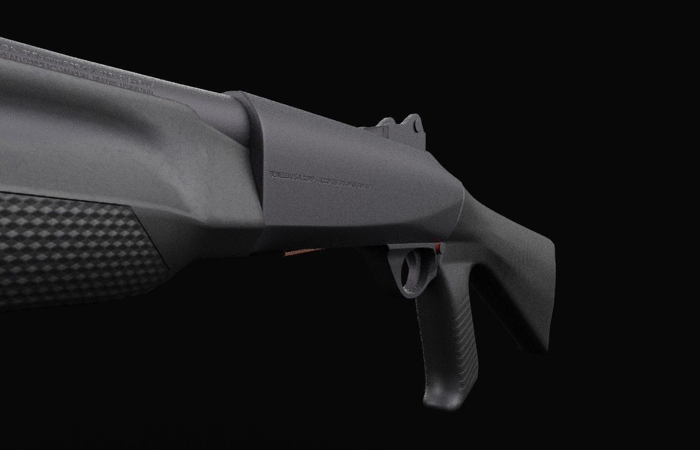 3D model Shotgun benelli M2 VR / AR / low-poly | CGTrader